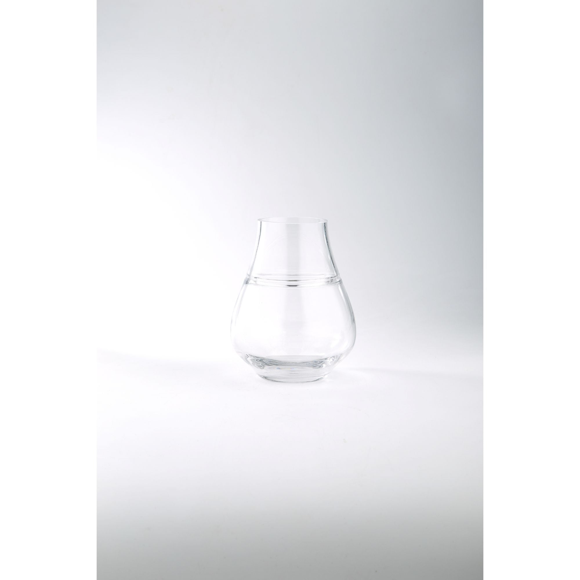 CC Home Furnishings 8" Clear Hand Blown Glass Tear Drop Vase with ...