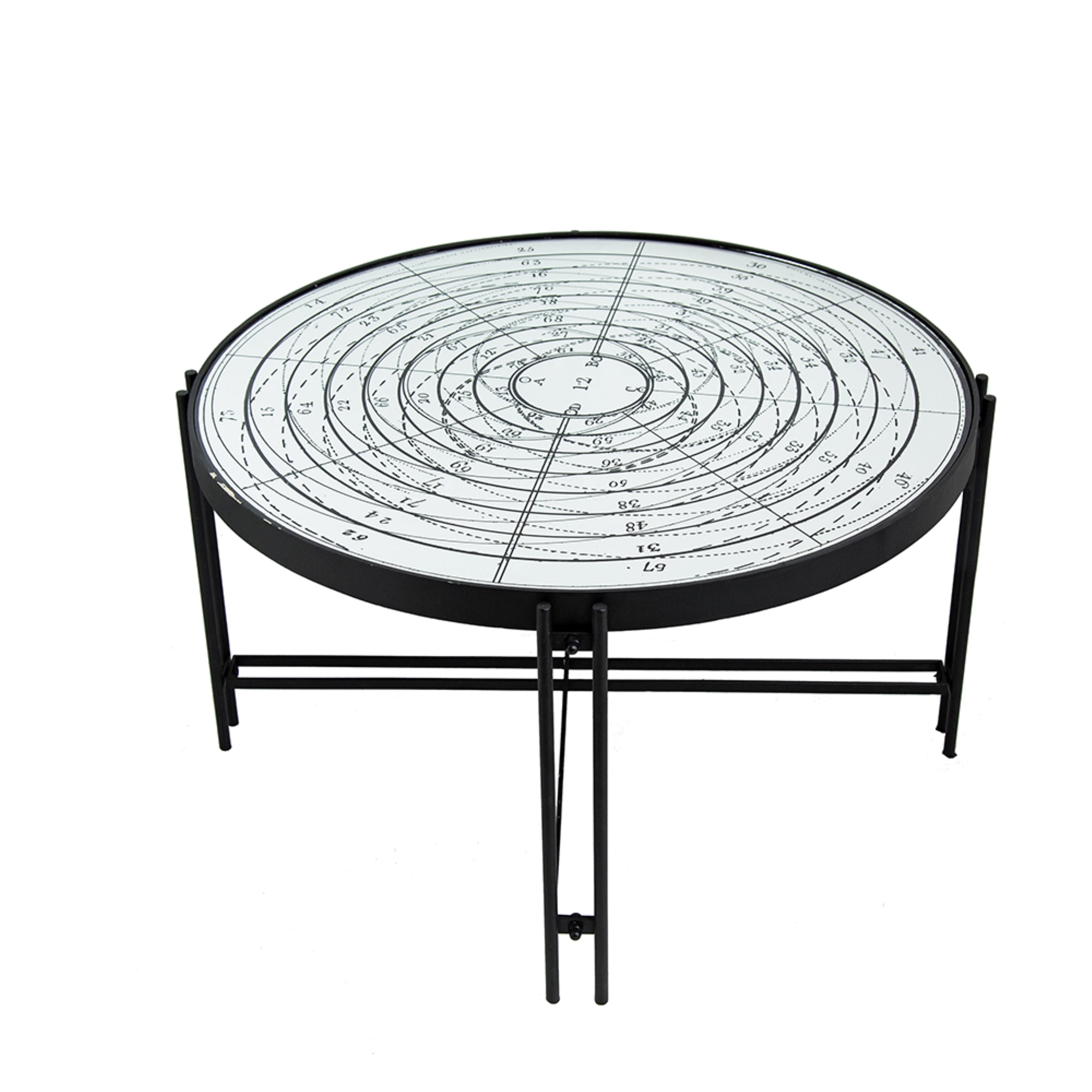 Around The World Vintage World Map Coffee Table