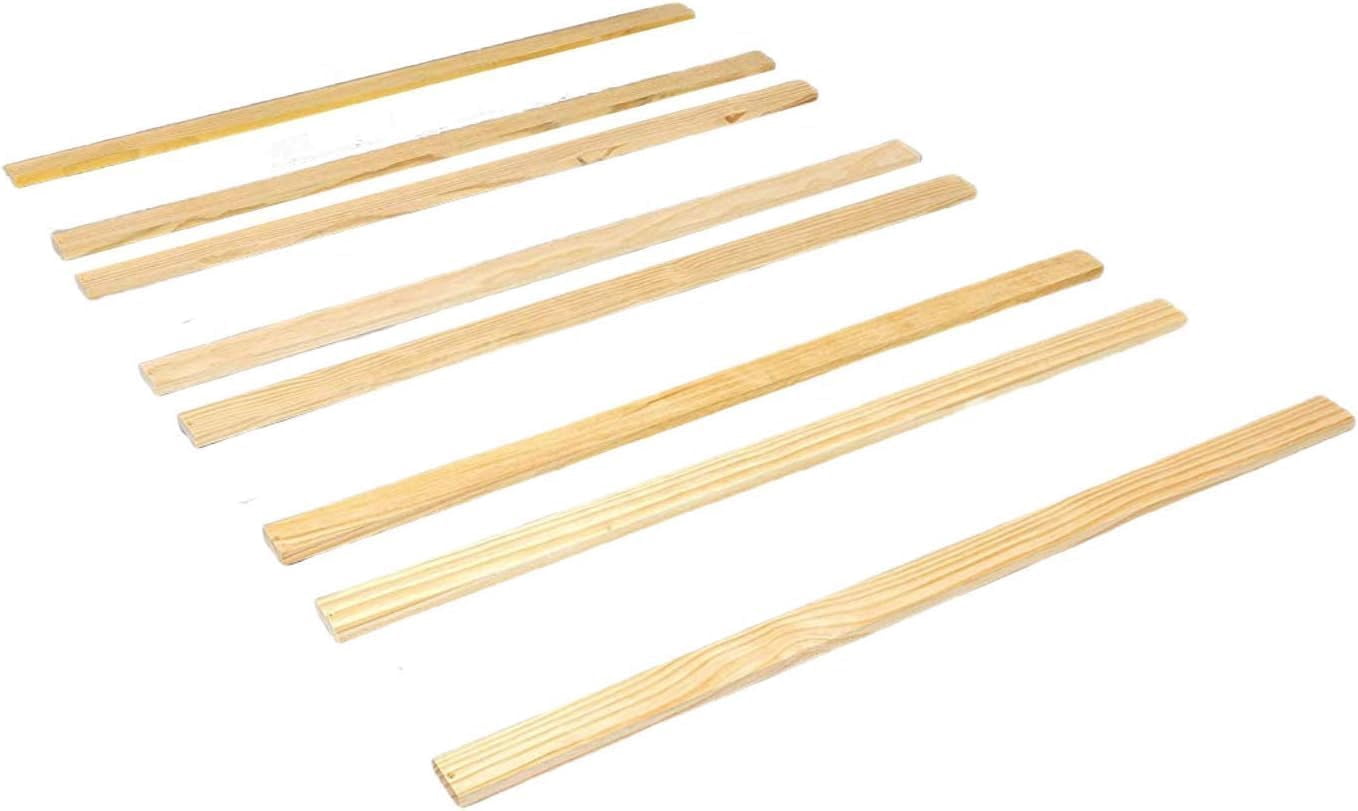 CC KITS Bed Slats for Twin, Full, Queen & Sizes - Bed Slat Under ...