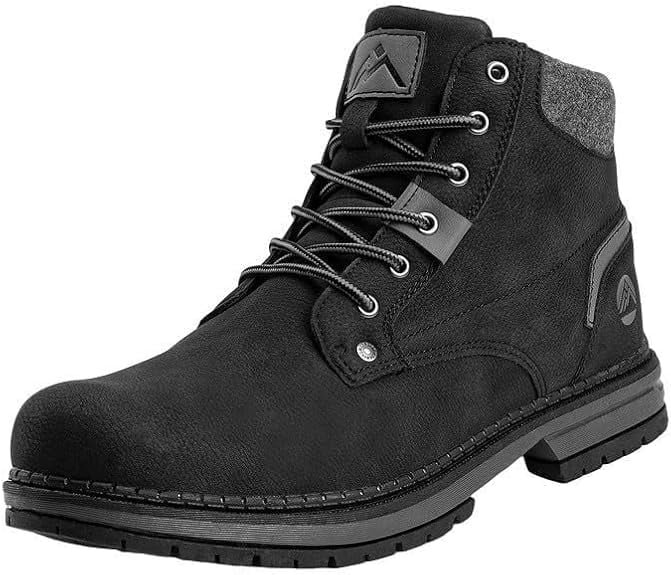 CC-Los Men's Hiking Boots Casual Chukka Boots Water-Resistant Work ...