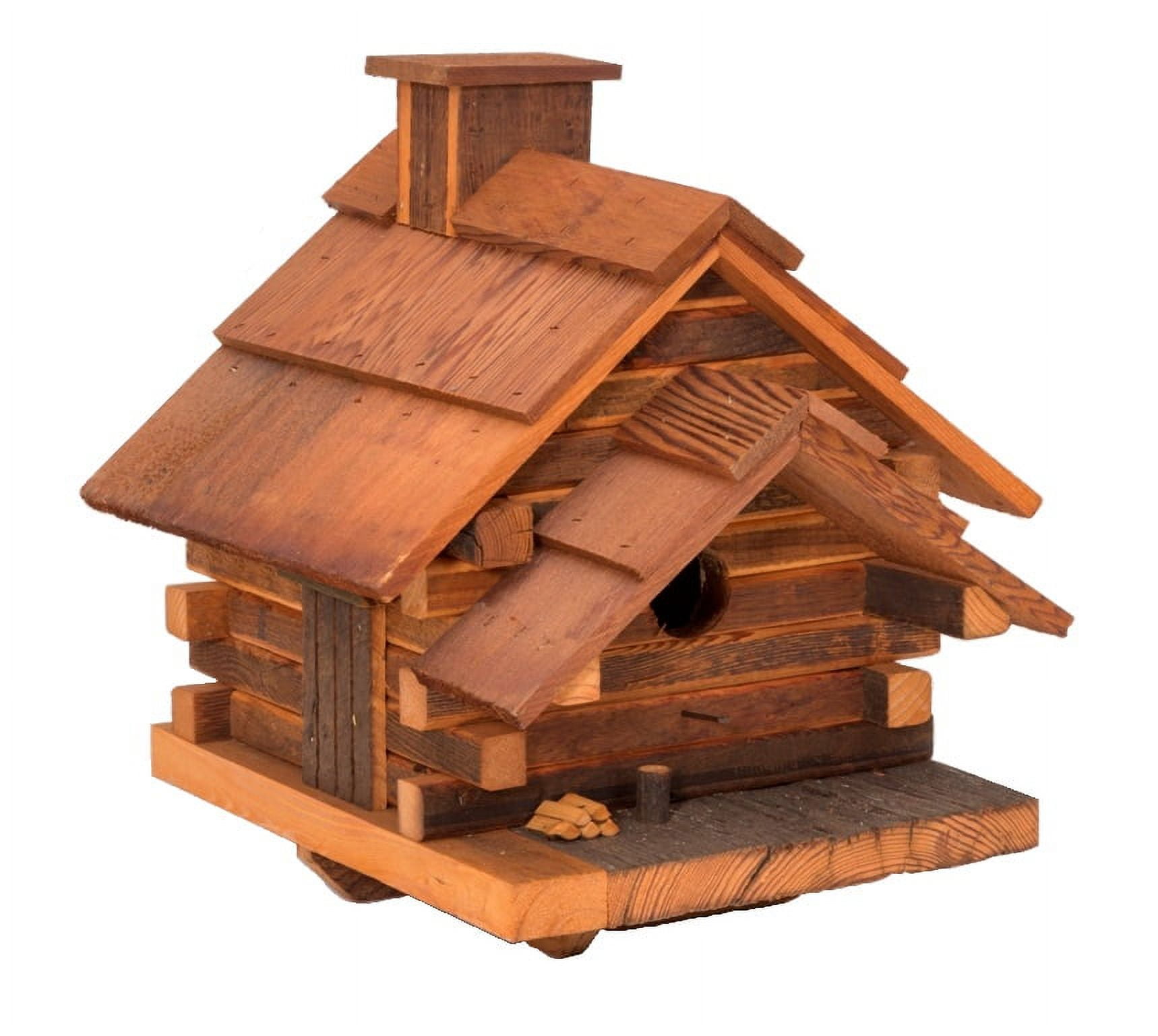 CC Outdoor Living 16.75” Fully Functional Bird-In-Hand Conestoga Log ...