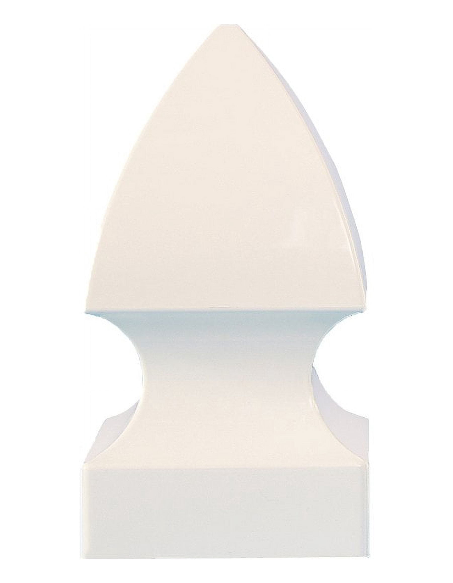 CC Outdoor Living Set of 2 Crisp White Gothic Post Caps for 4x4 Fence ...