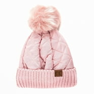 Jessica Simpson Women's Pearl Knit Cuffed Beanie Hat - Walmart.com