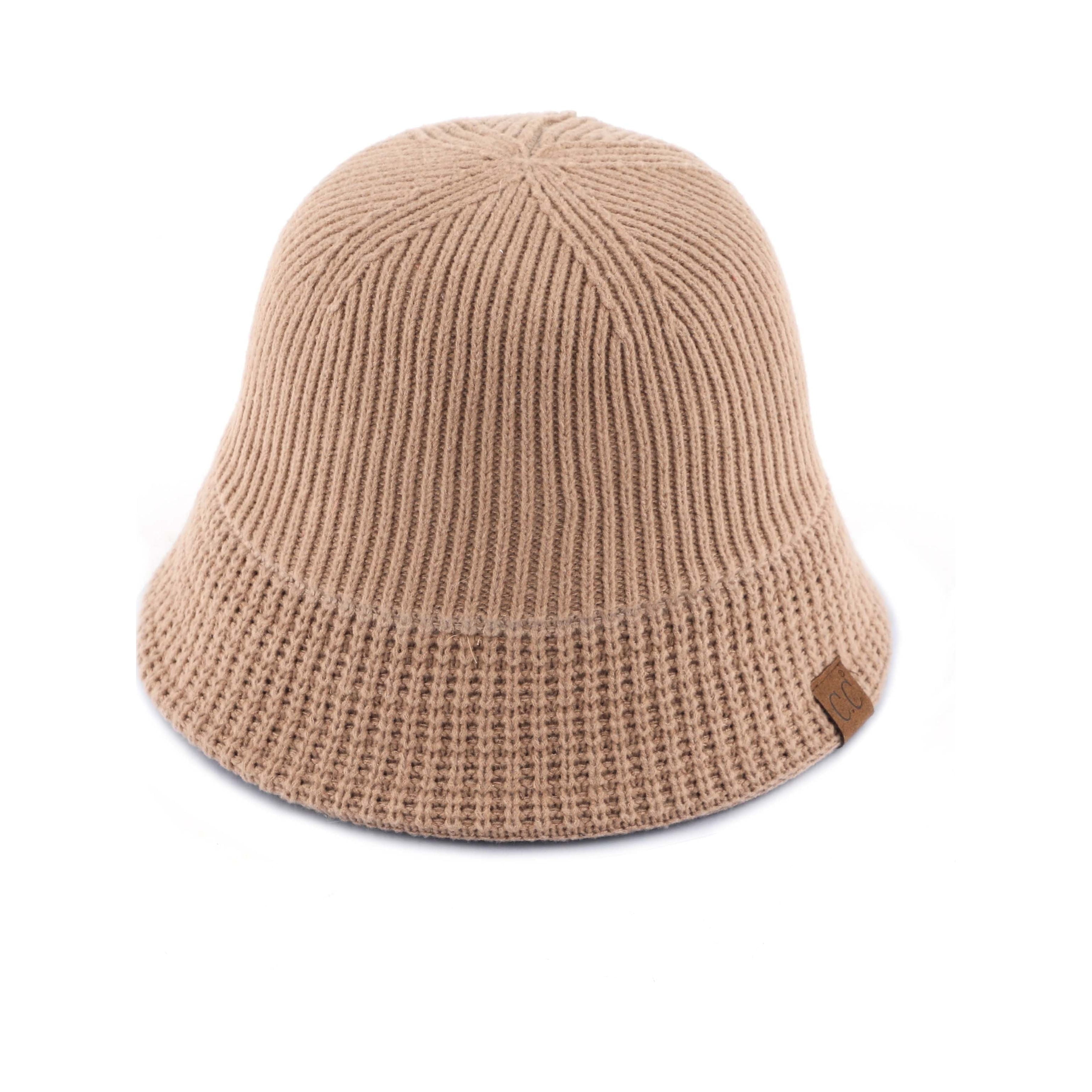CC Ribbed Knit Adjustable Bucket Hat - Walmart.com