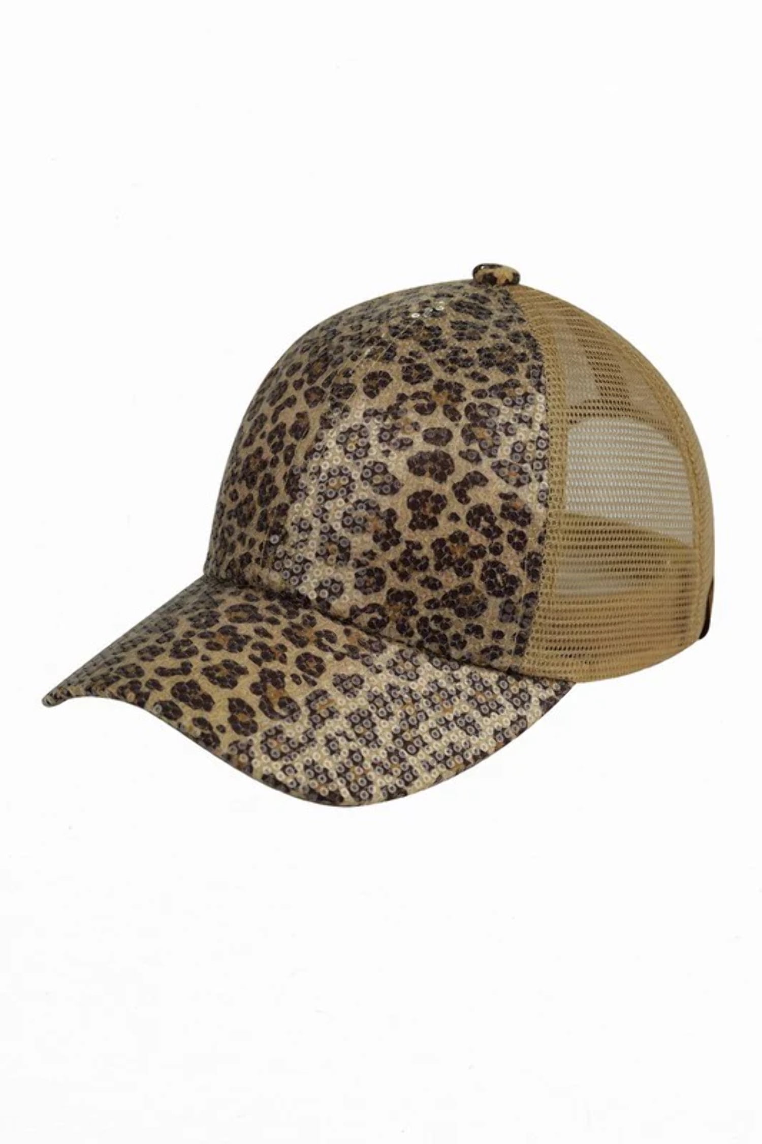 CC Sequin Leopard Baseball Cap - Walmart.com