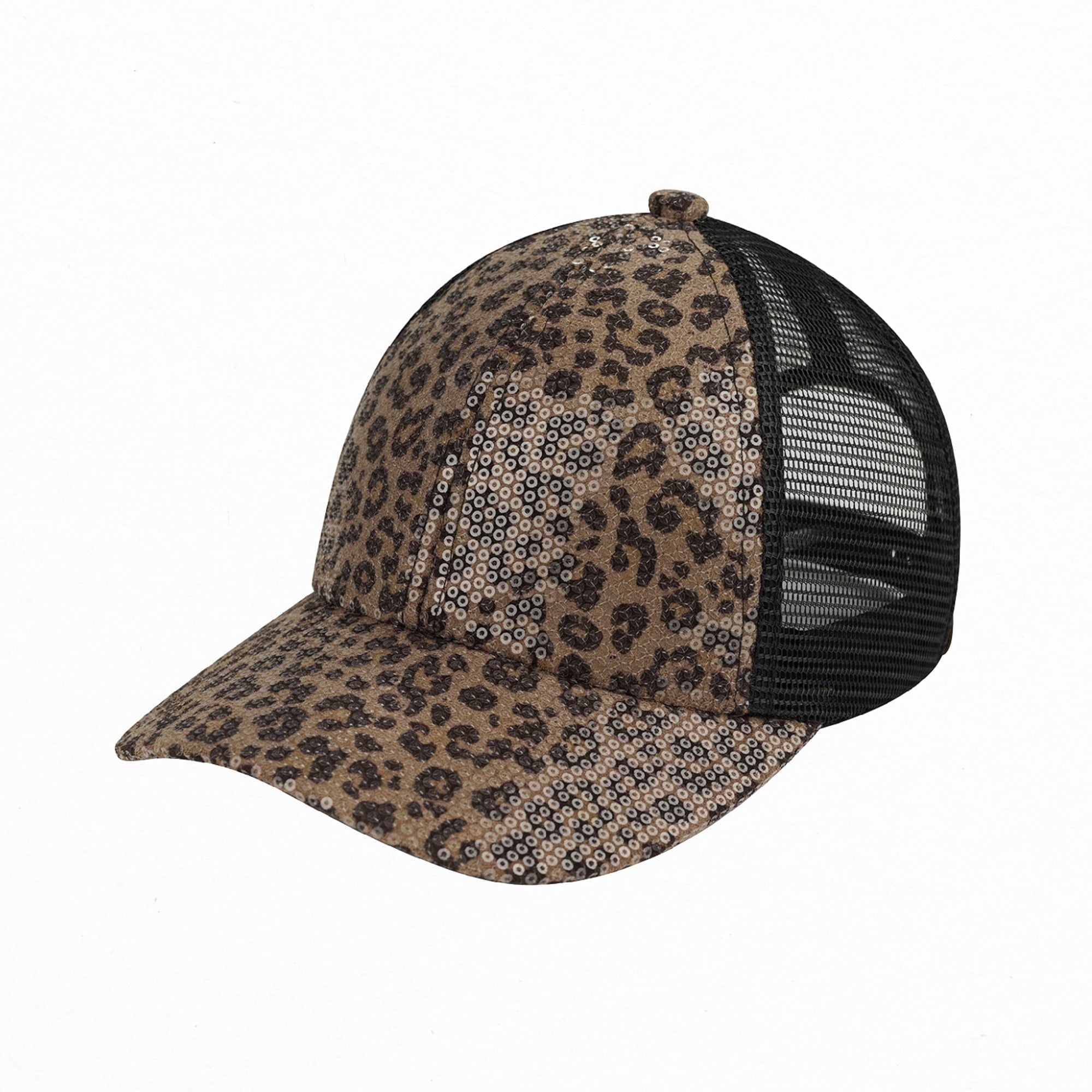 CC Sequin Leopard Baseball Cap - Walmart.com