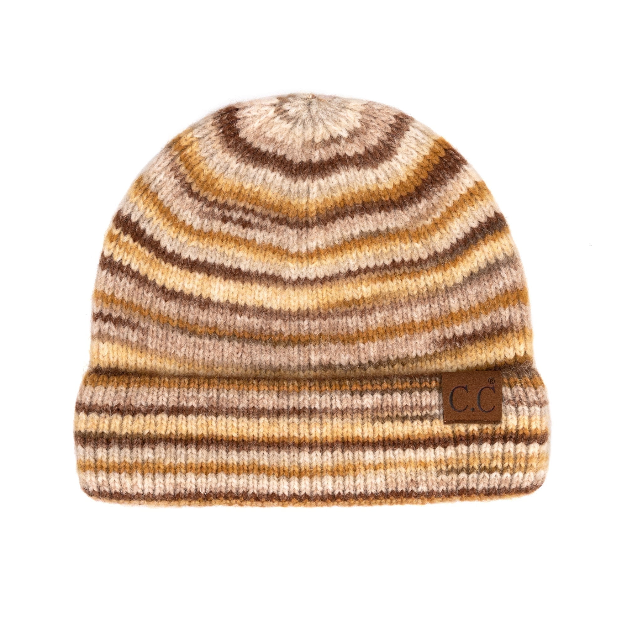 CC Stripe Color Block Beanie - Walmart.com