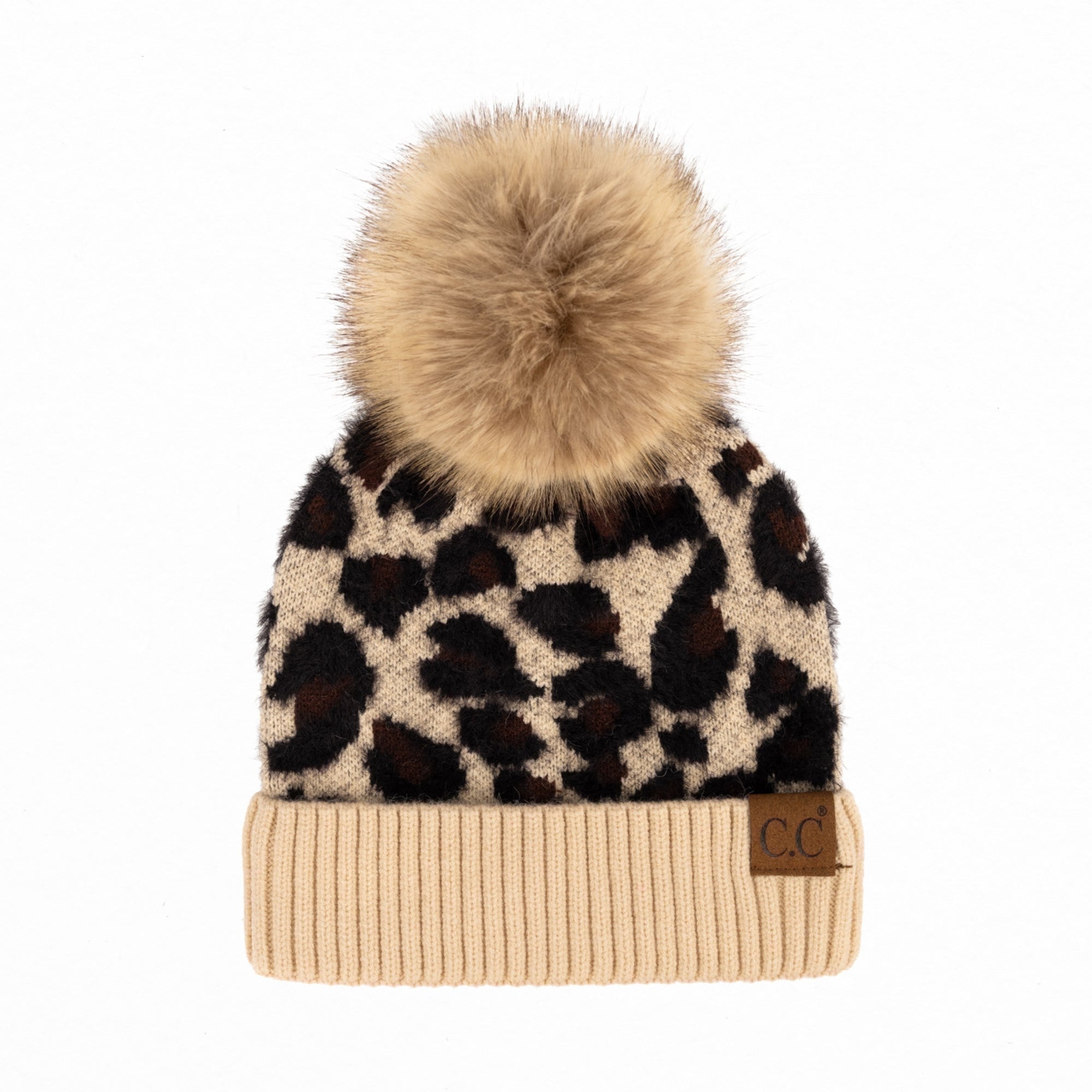 CC Super Soft Leopard Women's Beanie - Walmart.com