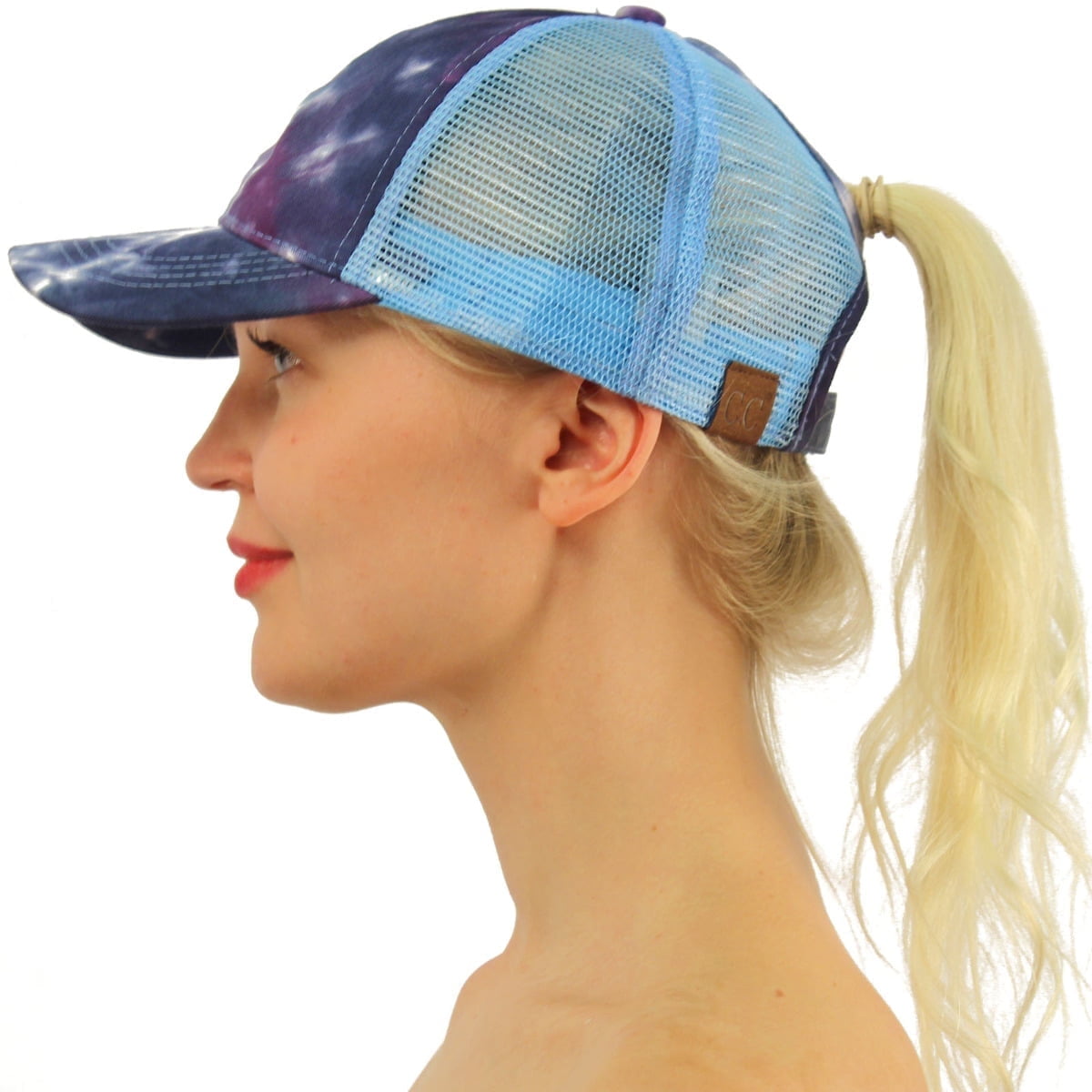 CC Tie-Dye Women's Ponytail Baseball Cap - Walmart.com