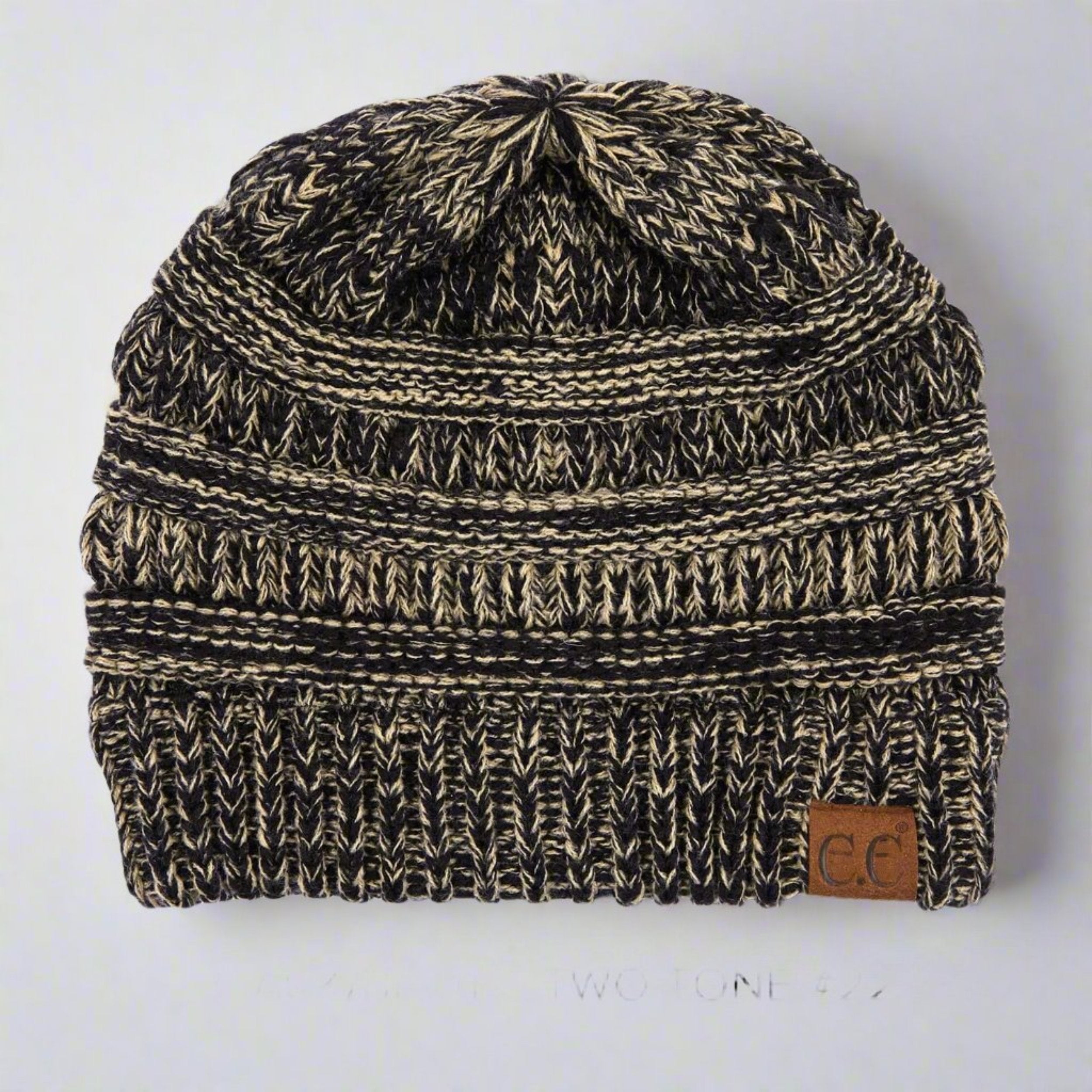 CC Two-Tone Super Soft Popular Beanie - Walmart.com