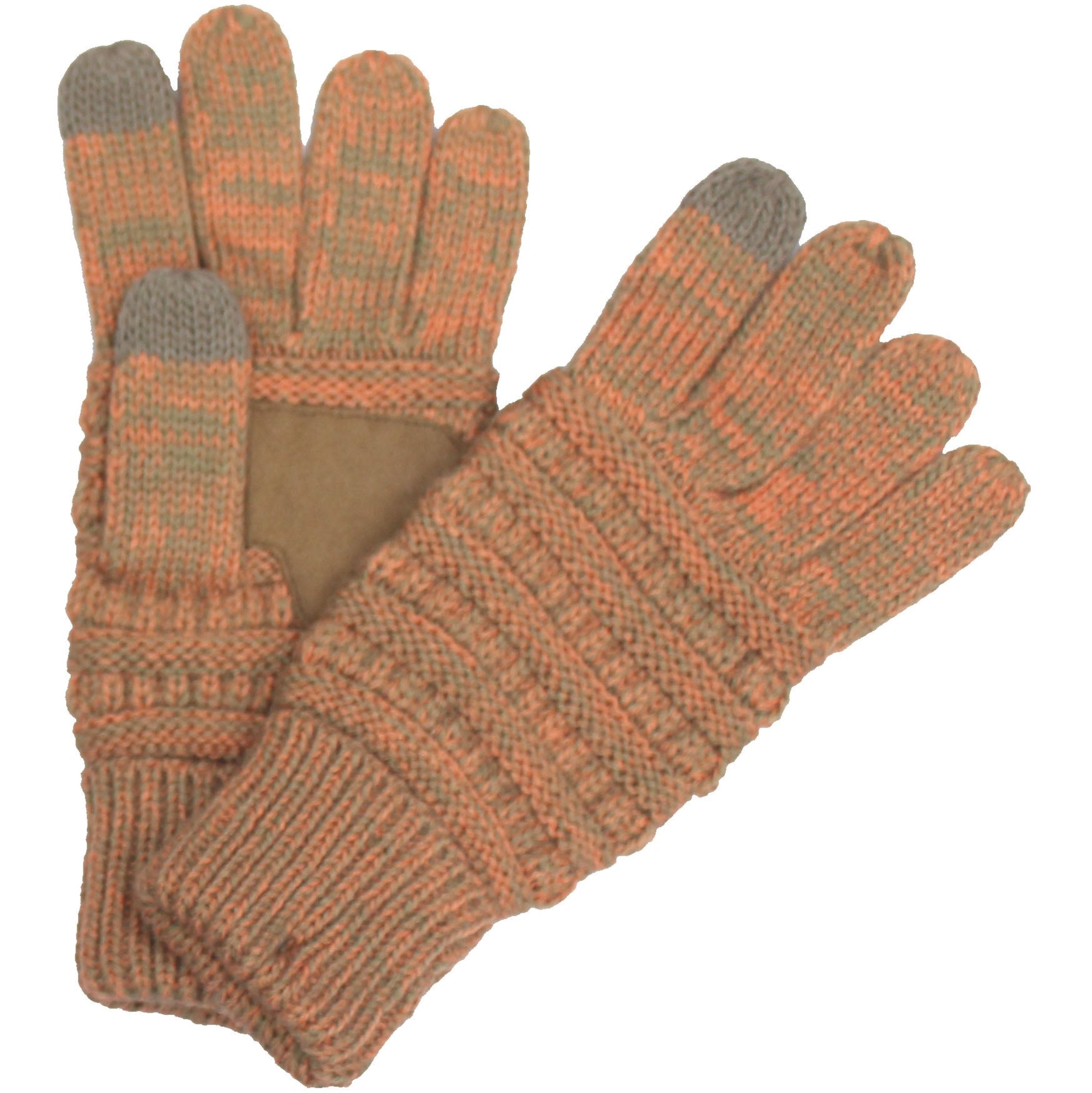 CC Two-Tone Touchscreen Gloves - Walmart.com
