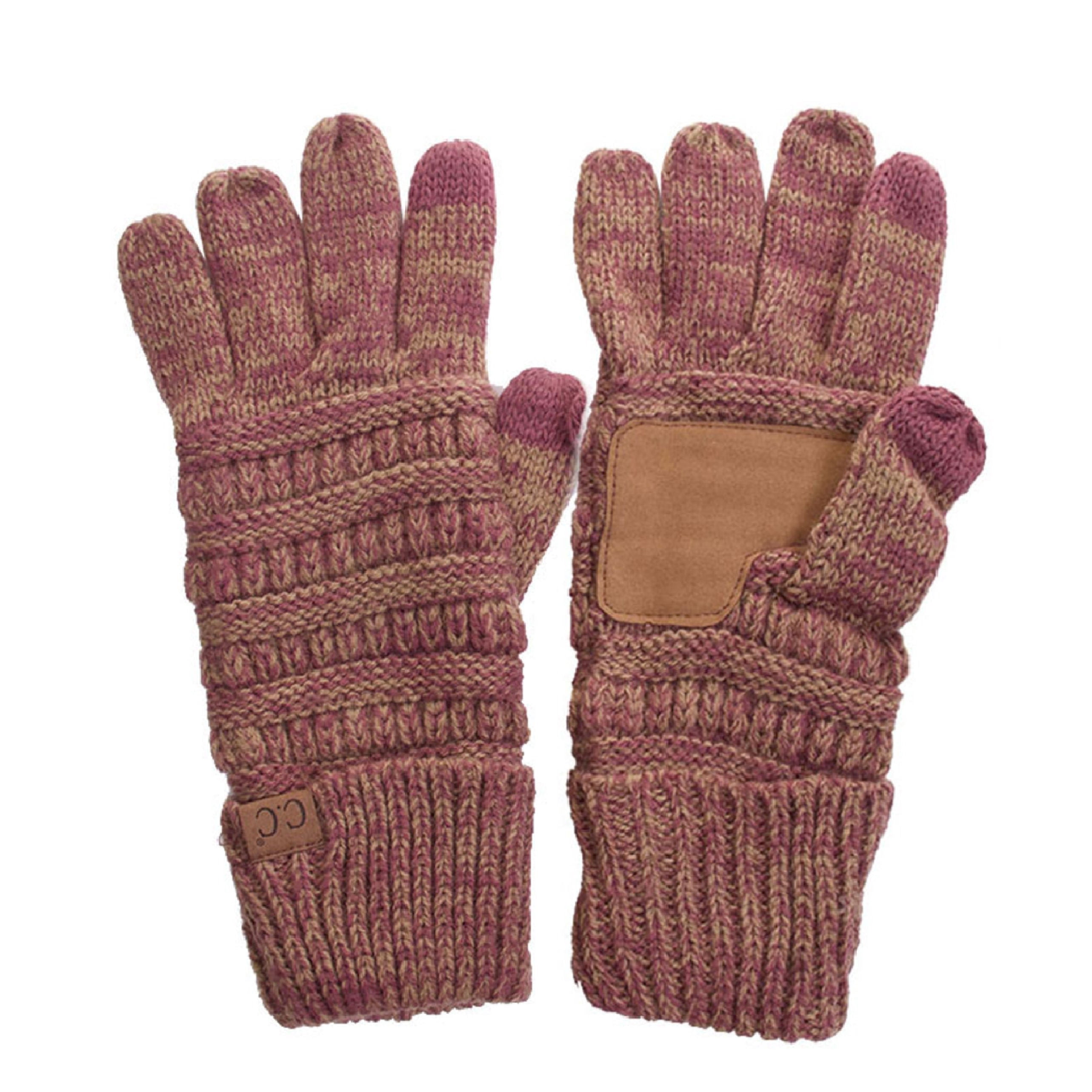 CC Two-Tone Touchscreen Gloves - Walmart Business Supplies