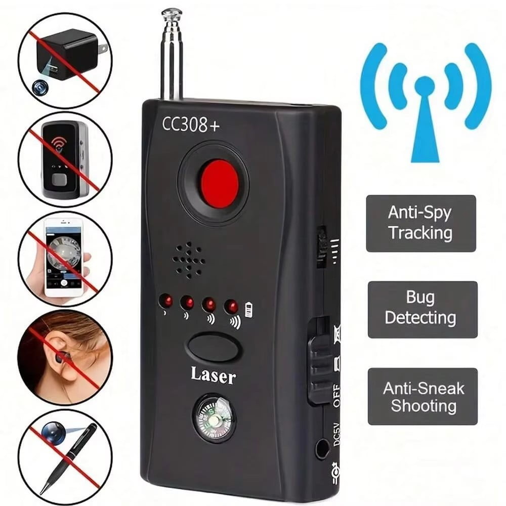 CC308+ Multi-Function Wireless Camera Lens Signal Detector Radio Wave ...