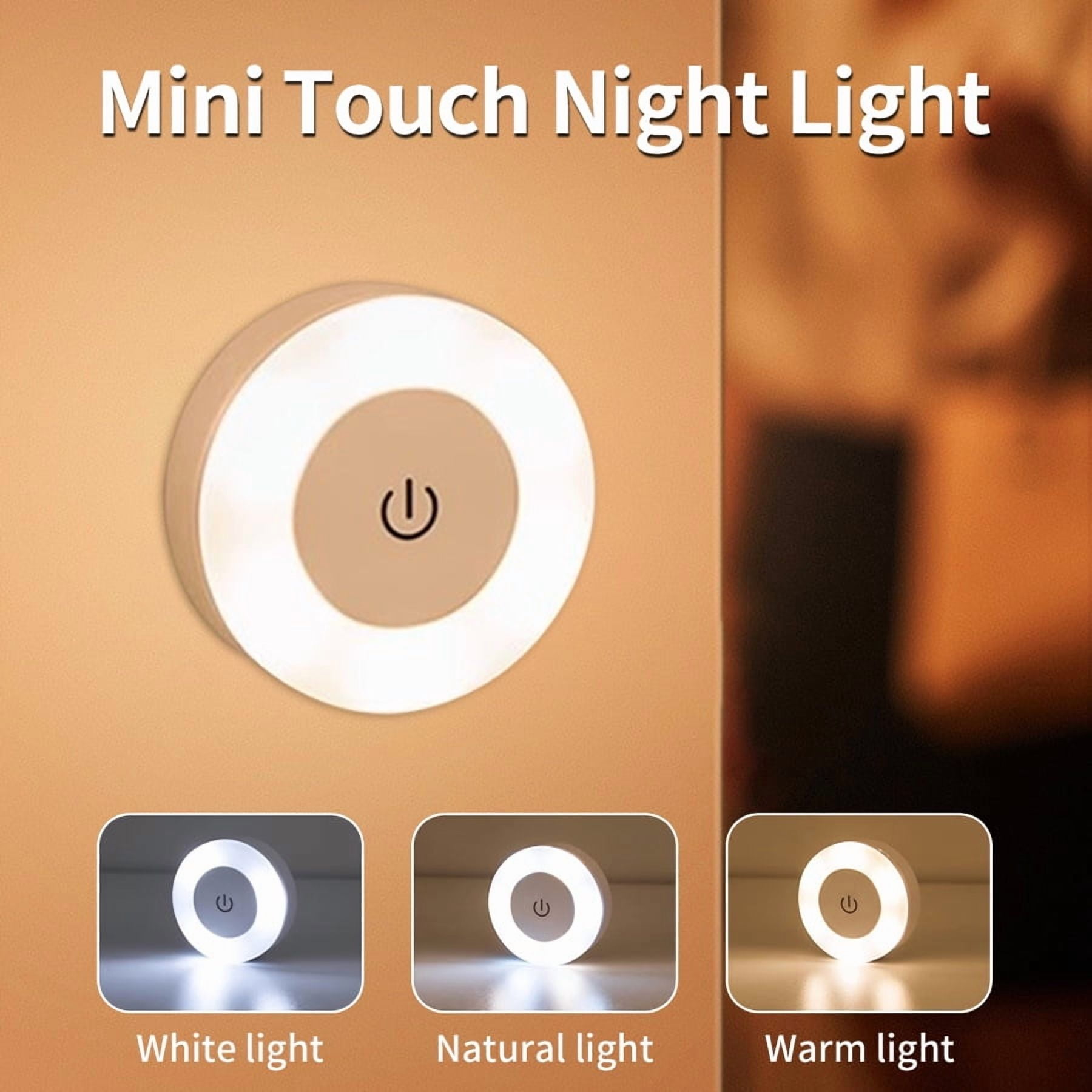 CC8 2pcs Touch Induction Rechargeable LED Night Light - Energy ...