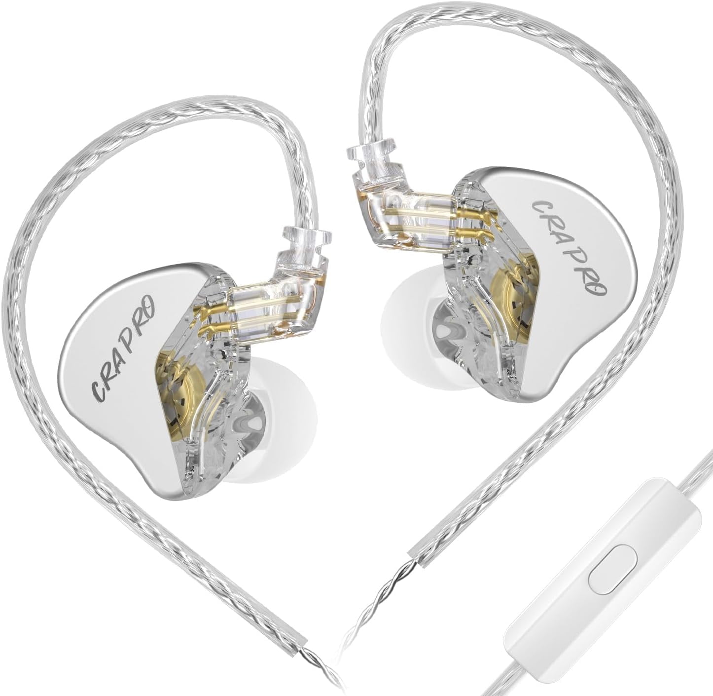 CCA CRA PRO in Ear Monitor Headphones, Ultra-Thin DLC Diaphragm Dynamic ...