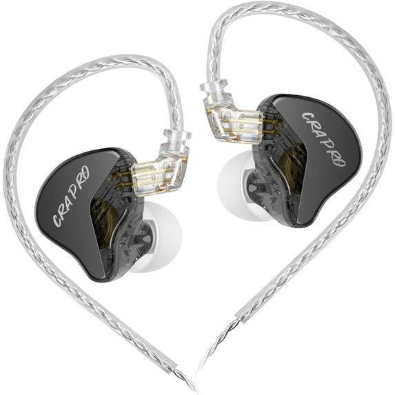 CCA CRA PRO in Ear Monitor Headphones, Ultra-Thin DLC Diaphragm Dynamic ...