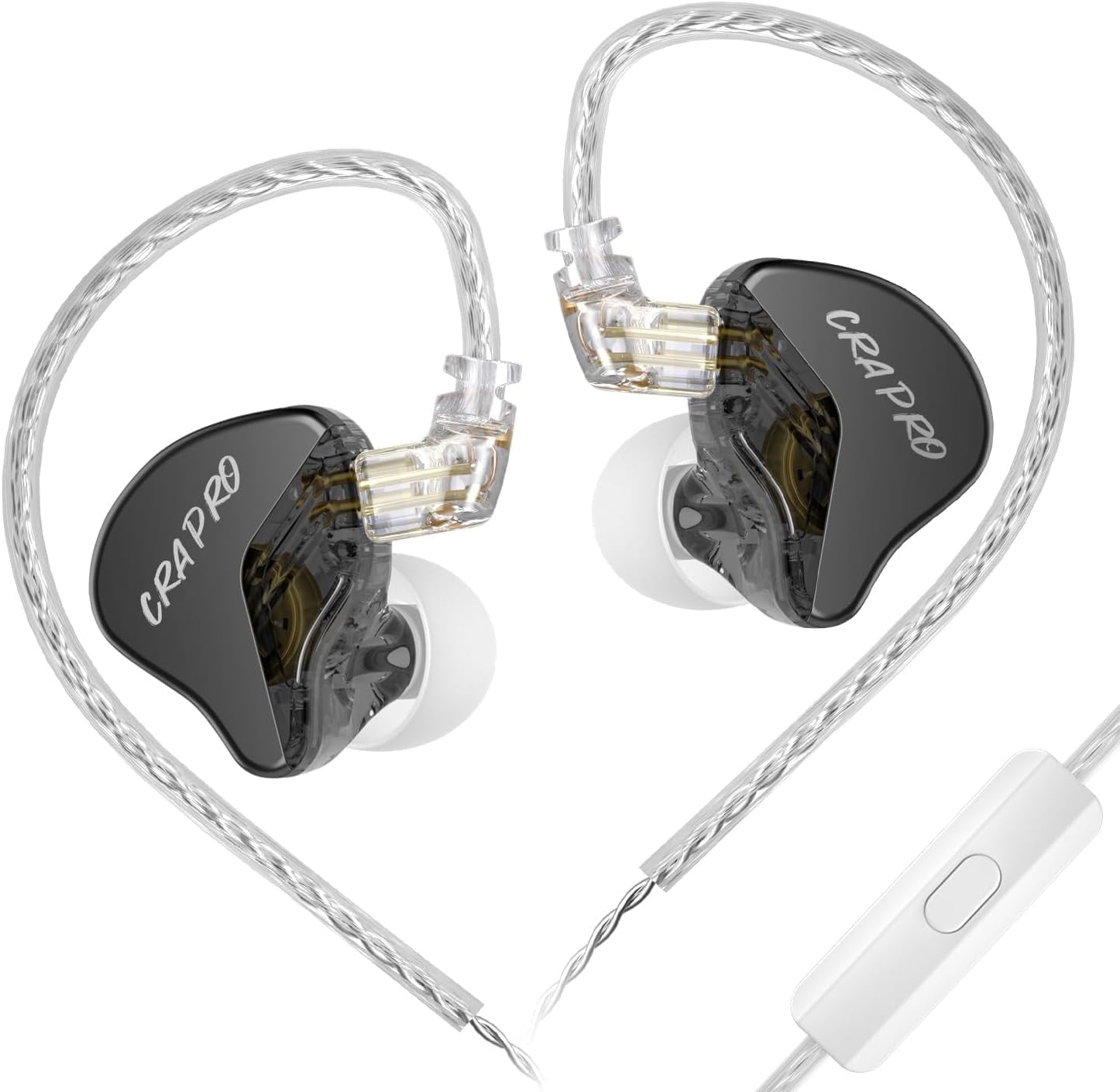 CCA CRA PRO in Ear Monitor Headphones, Ultra-Thin DLC Diaphragm Dynamic ...