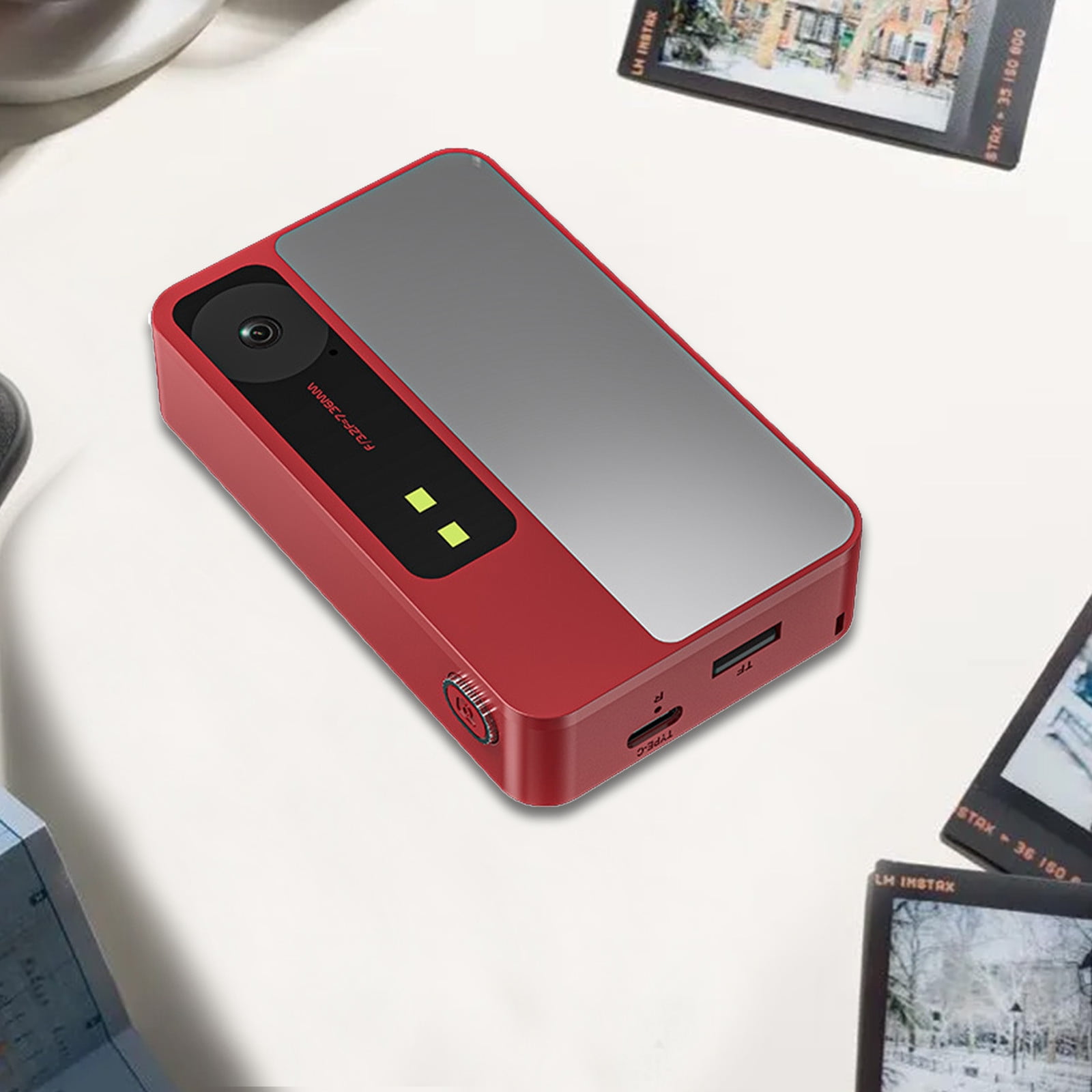 CCD Card Digital Camera 2.4" Screen 8X Zoom Multiple Filters Blue White ...