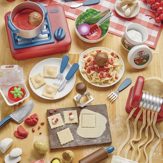 Little Tikes Creative Chefs Italian Restaurant Kit with Make-It Mix ...