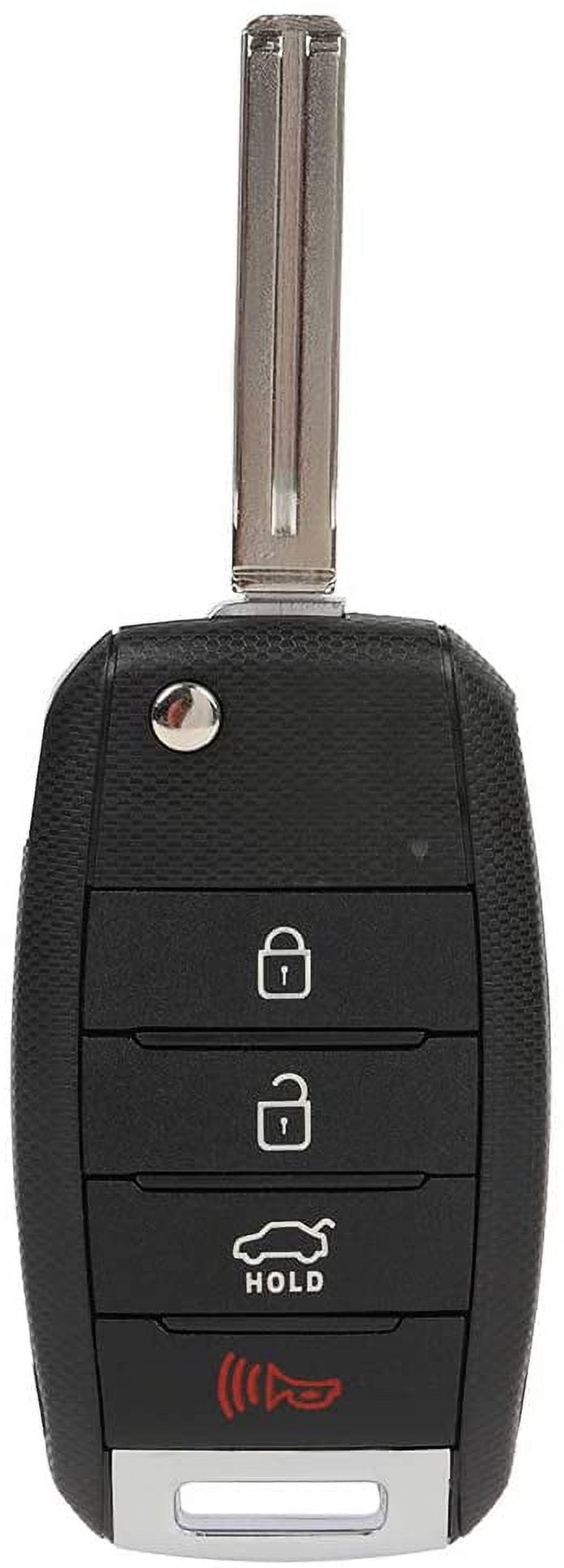 CCIYU 1 pcs NYODD4TX1306-TFL Flip Key Fob Uncut Blade 4 Buttons ...