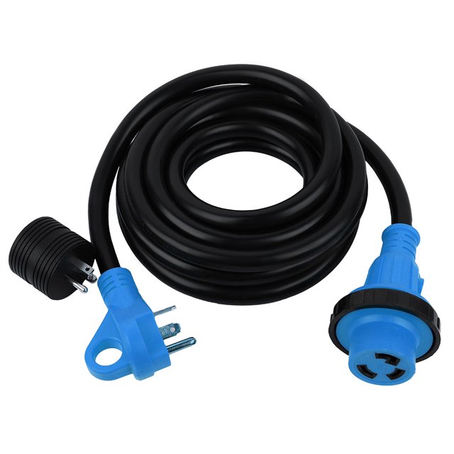 CCIYU 15ft 30amp RV Power Supply Cable Motorhome Extension Cord ...