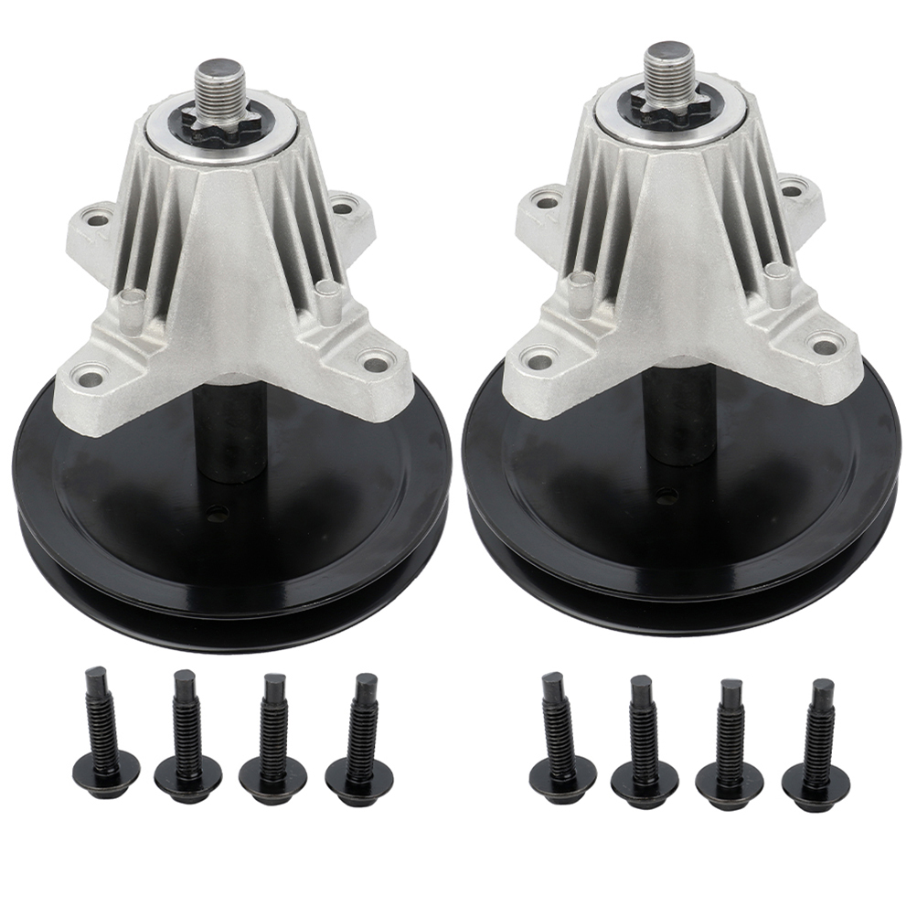 CCIYU 2 Pack Mower Spindle Assembly with w/PULLEY BOLT Fits for Troy ...