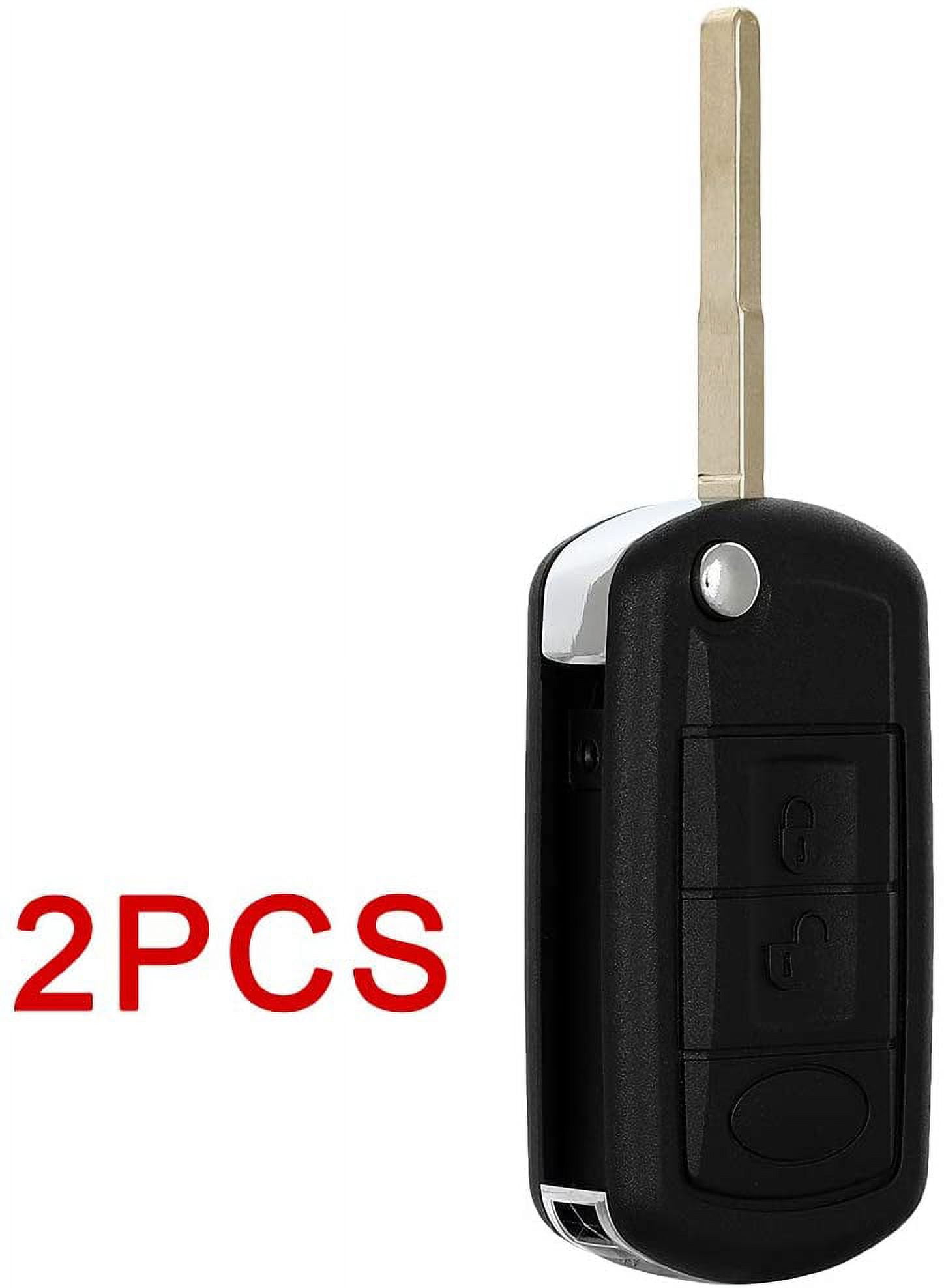CCIYU 2 X Flip Key Fob Uncut Blade (SHELL CASE) 3 Buttons Replacement ...