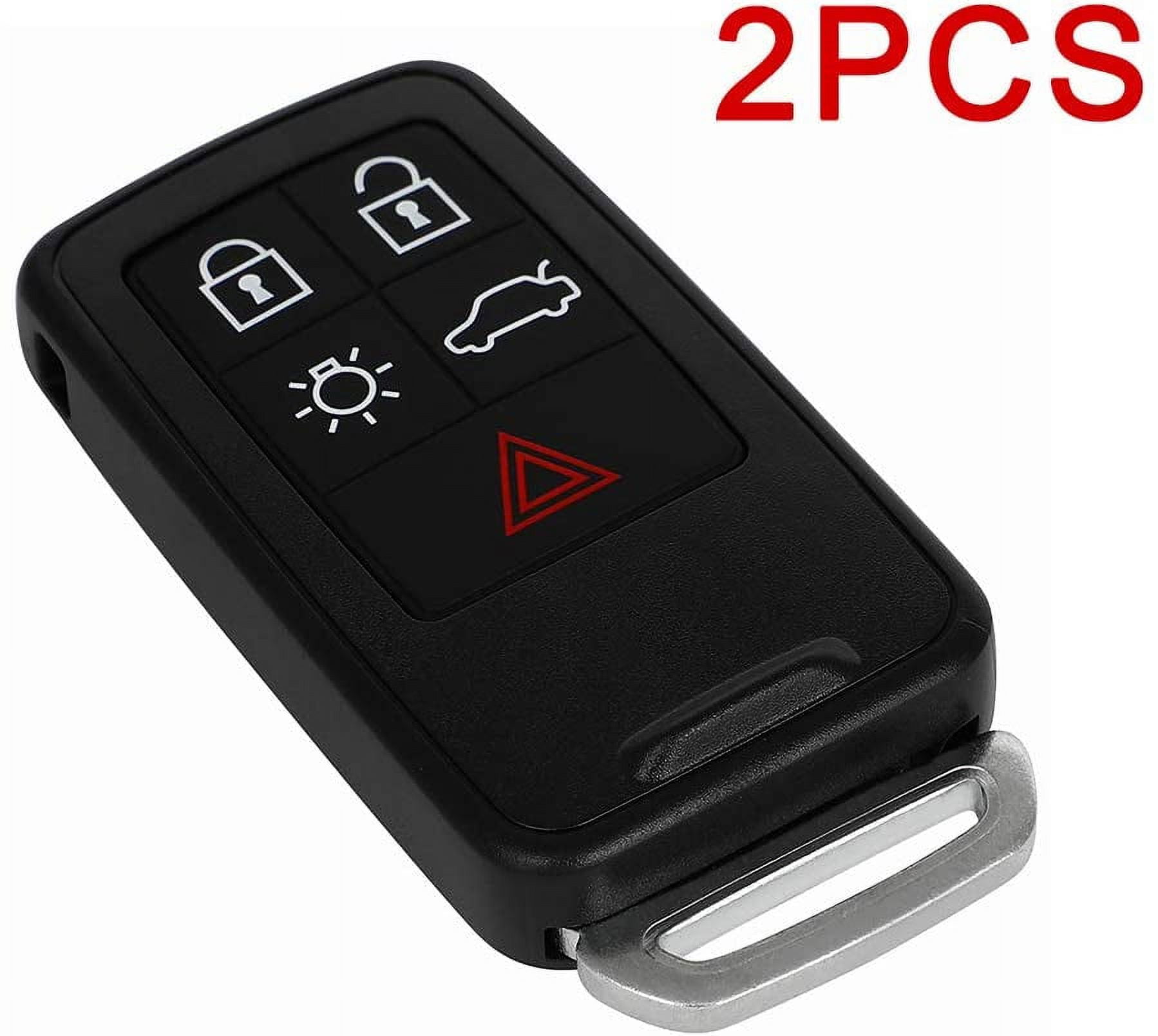 CCIYU 2 X Flip Key Fob Uncut Blade (SHELL CASE) 5 Buttons Replacement ...