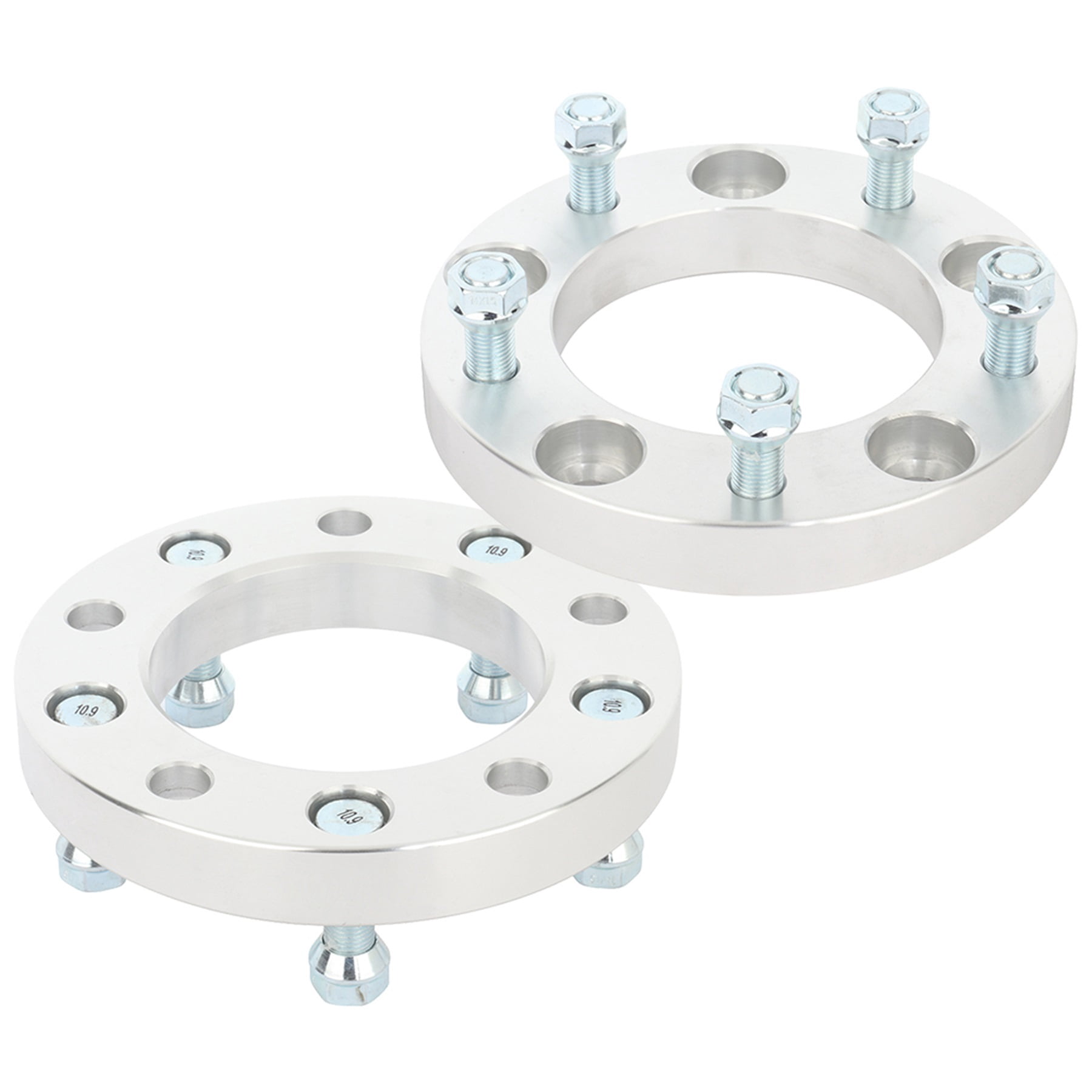 CCIYU 2PCS 1" 25mm wheel spacers 5x150 to 5x150 Bolt On 14x1.5 Studs ...