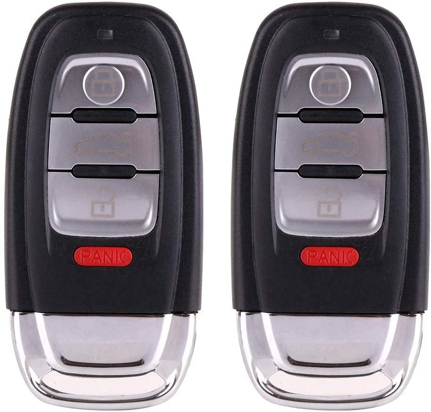 CCIYU 2PCS Uncut 4 Buttons Keyless Entry Remote Fob Replacement for ...