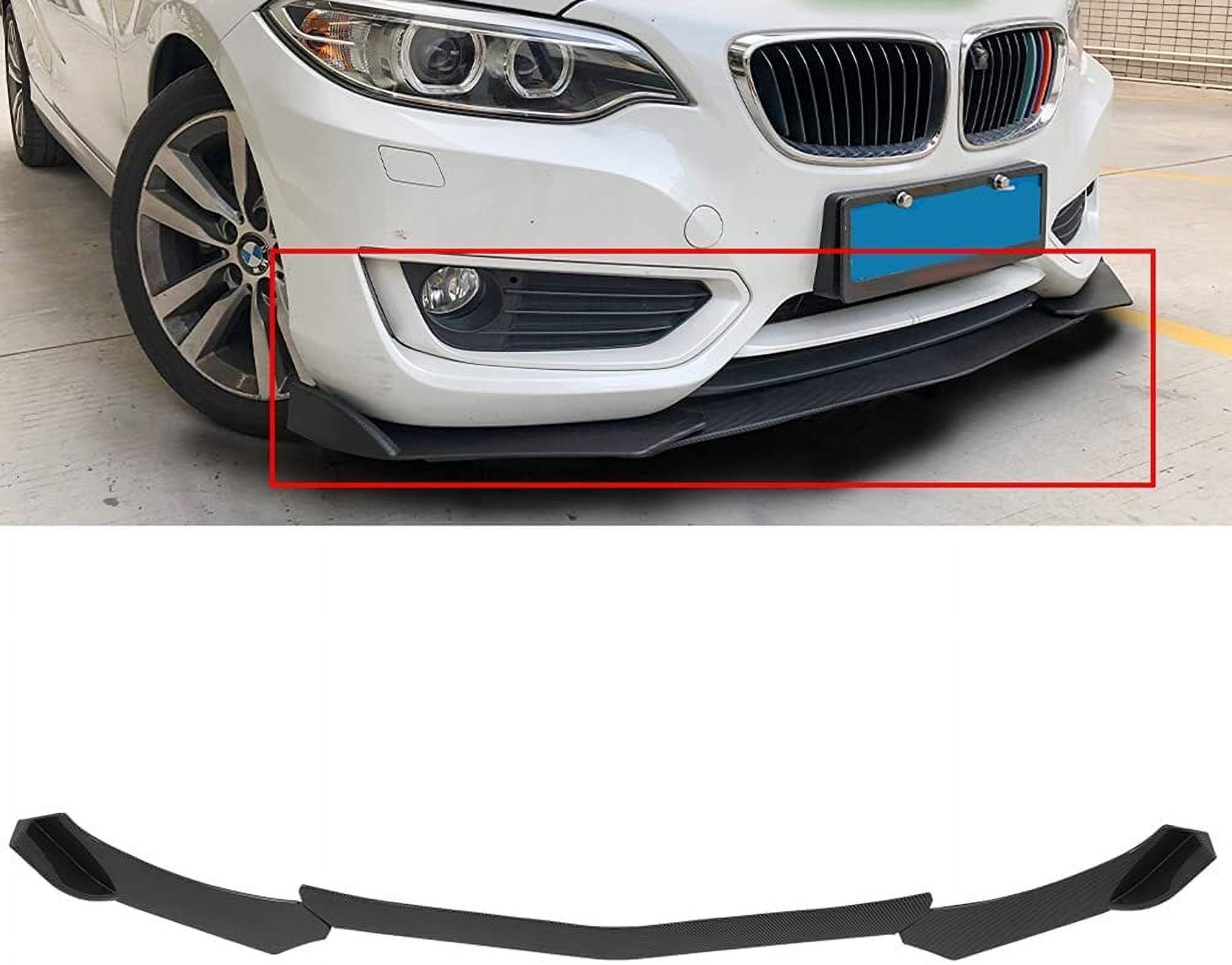 CCIYU 3PCS Front Lip Splitter Bumper PP Universal fit for Honda,for ...
