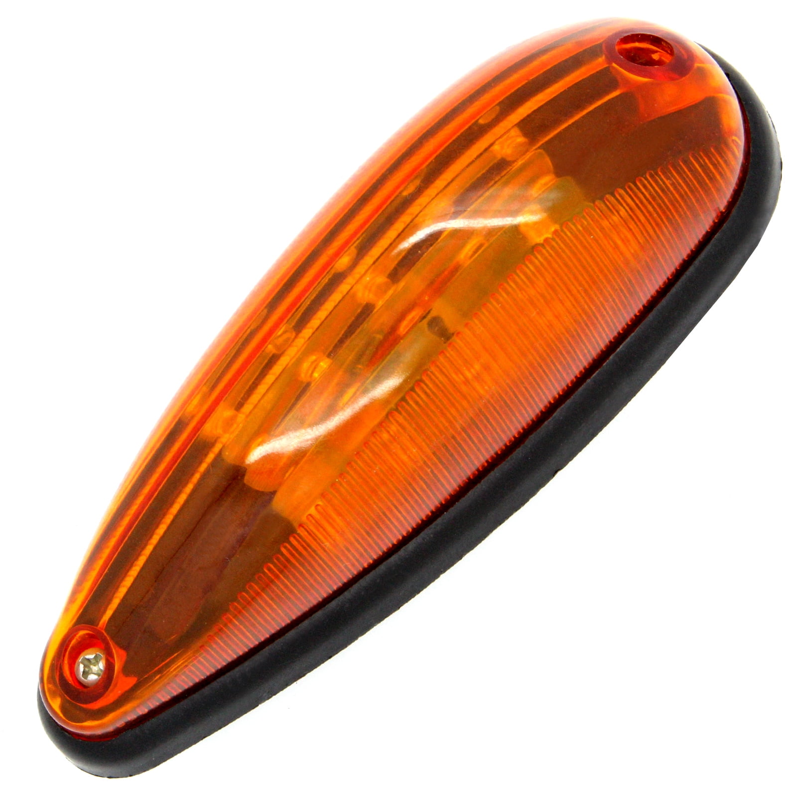 CCIYU 4 Pack Yellow Tear Drop LED Marker Light 20-leds 12-24V Cars ...