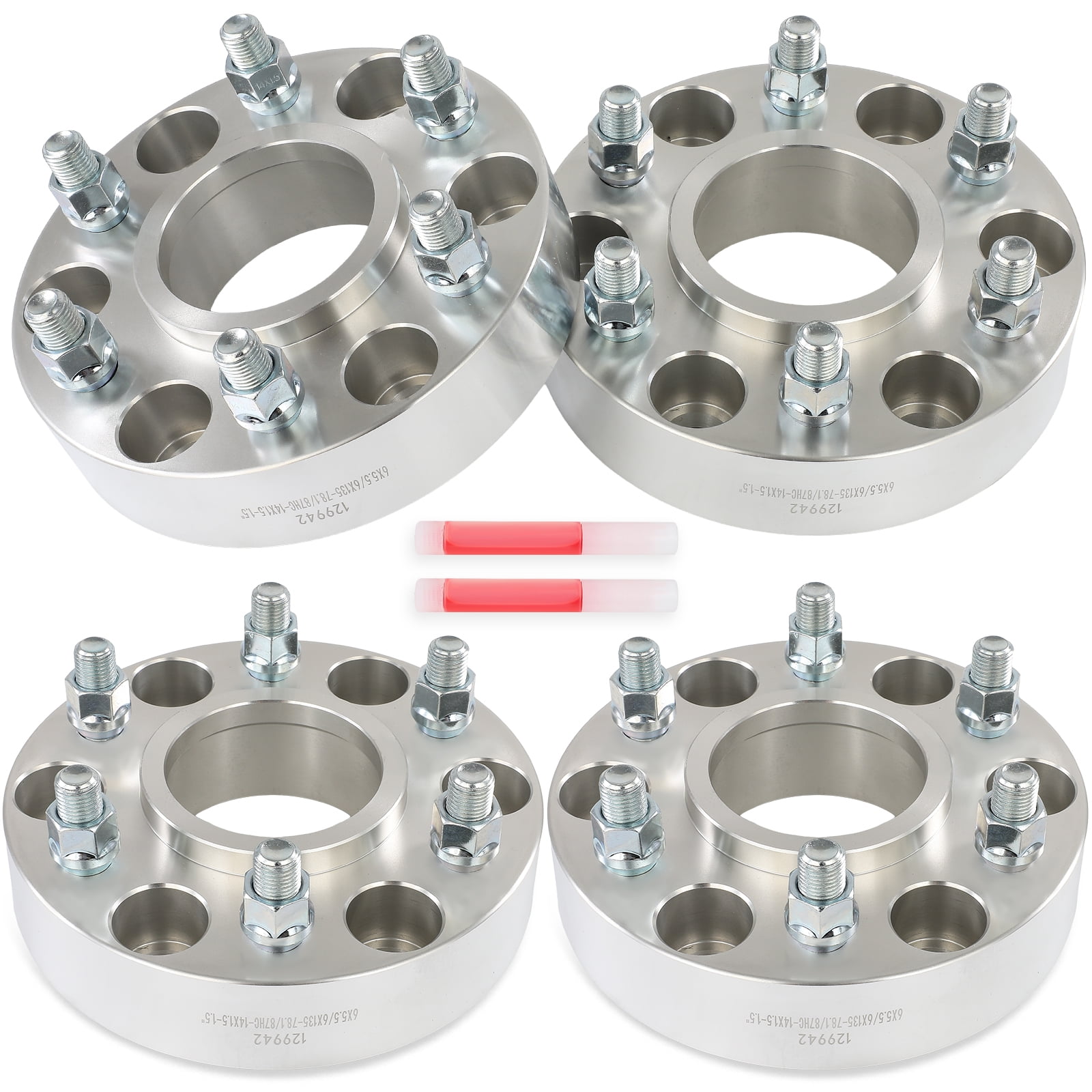CCIYU 4PCS 1.5" Wheel Spacers 6x5.5" to 6x135 M14x1.5 Studs Compatible ...