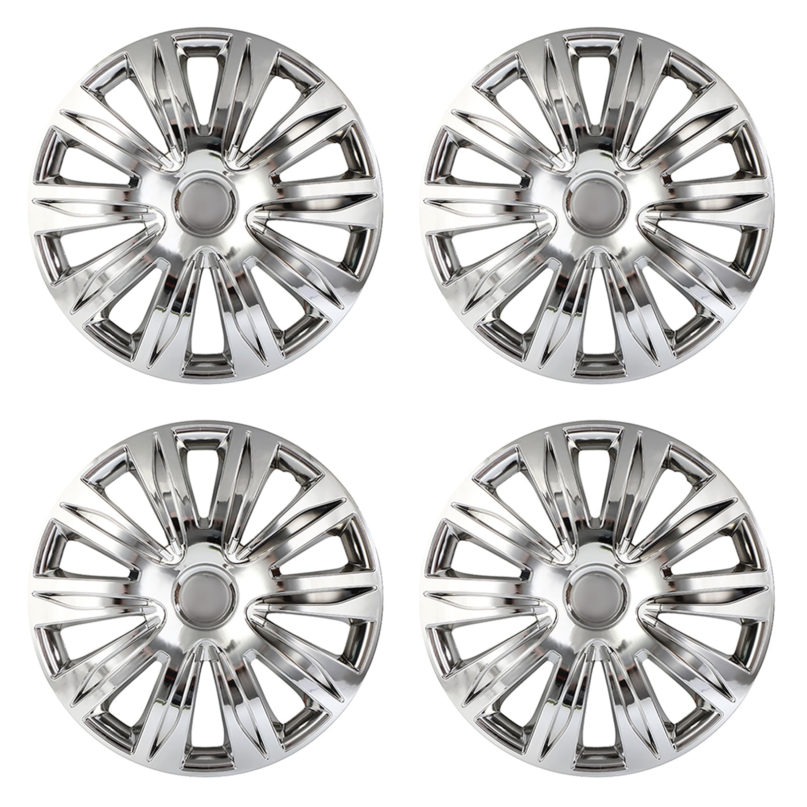 CCIYU 4pcs 17" Full Hub Cap Rim HubCap Wheel Skin Cover Caps Covers ...