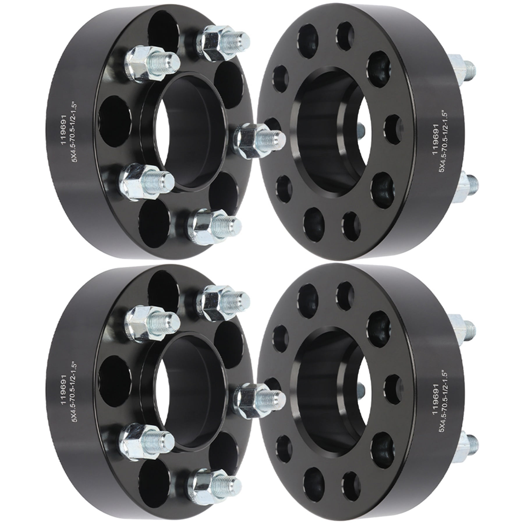 CCIYU 4x 5x4.5 70.5 1.5" 1/2" Wheel Spacers fits for Ford Ranger for ...