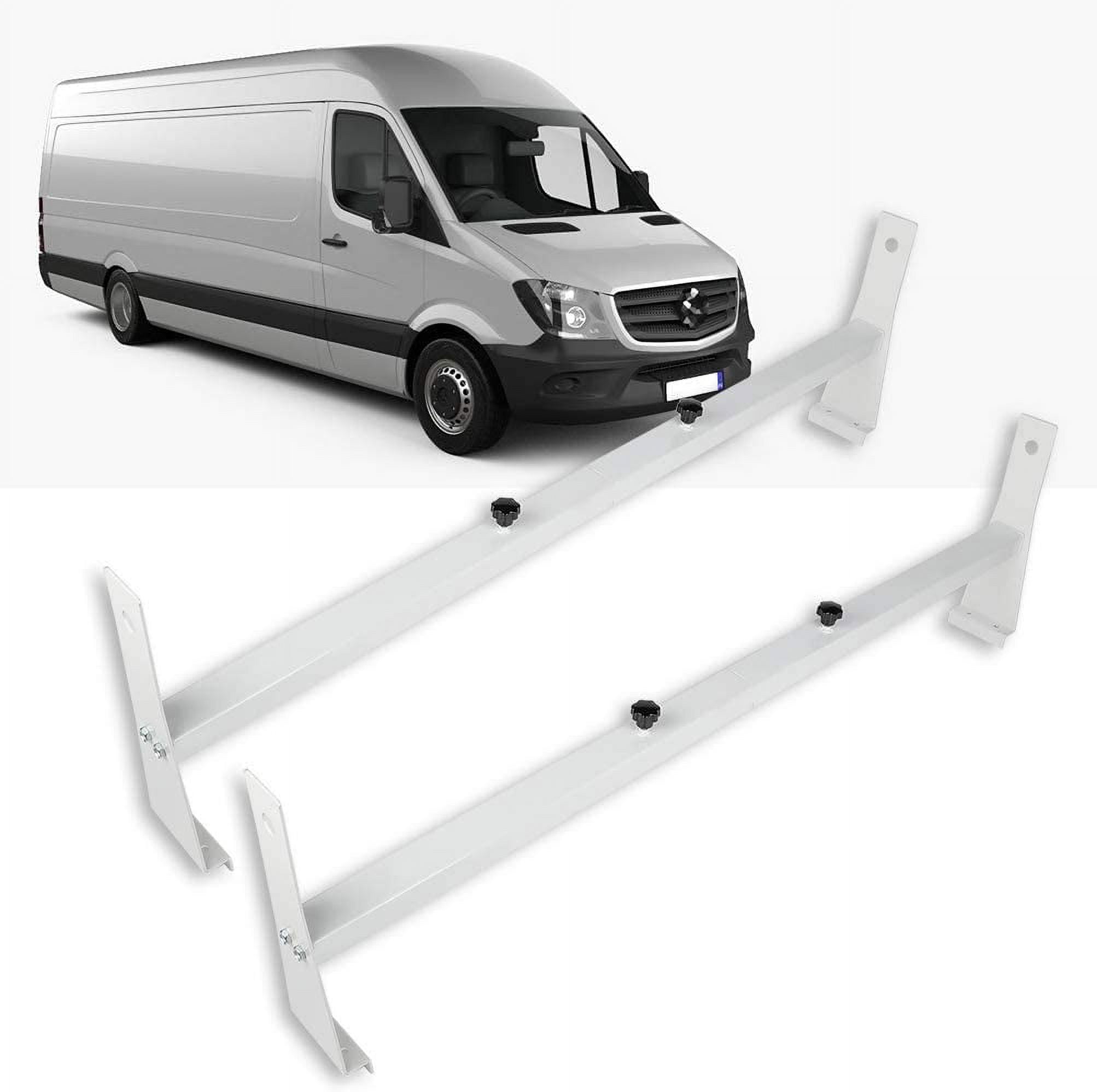 CCIYU Adjustable Ladder Racks for Vans, 55.2"-78.8", Fits Chevy, Dodge ...