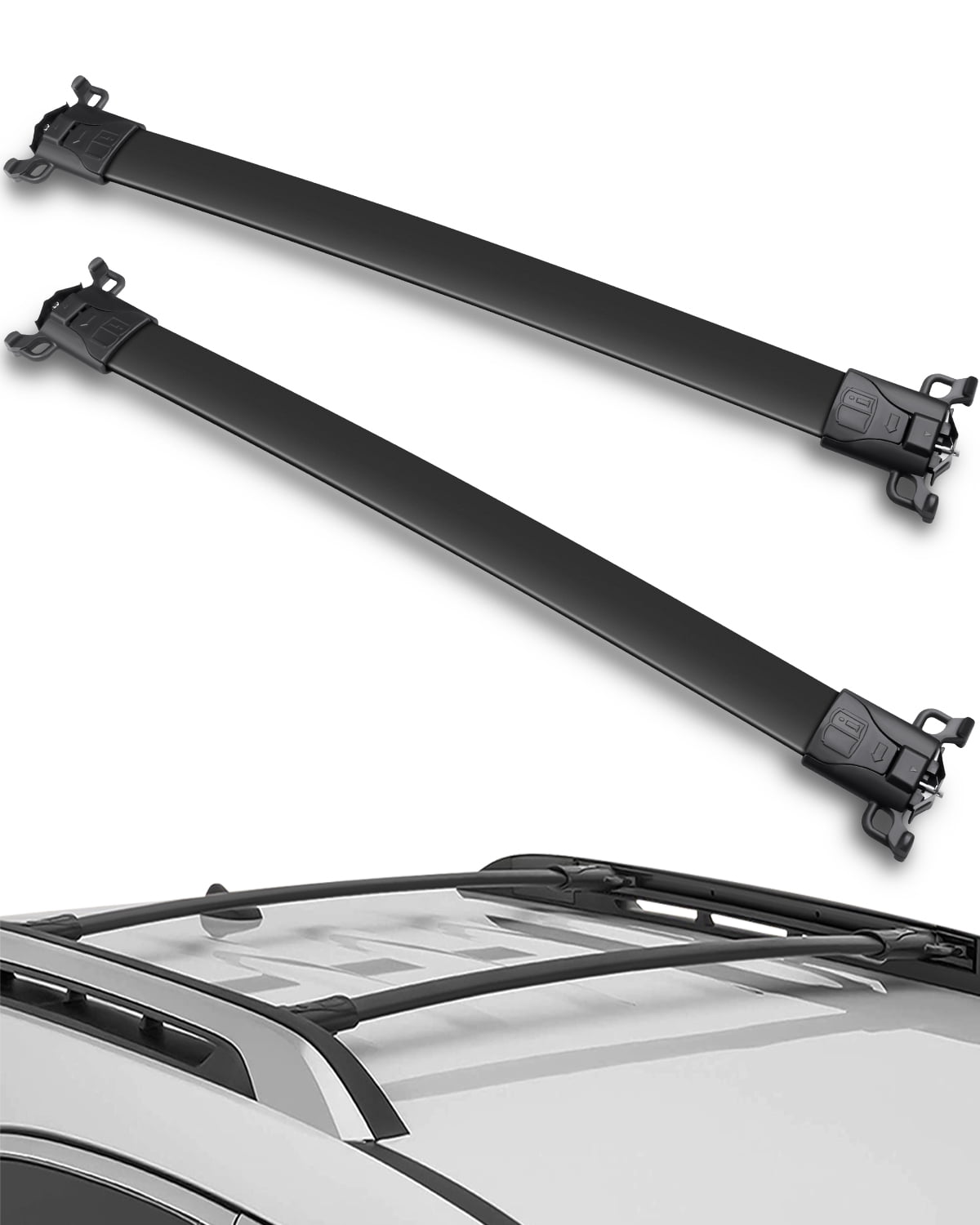 CCIYU Aluminum 38" Roof Rack Cross Bar Fit for Chevy Equinox for GMC ...