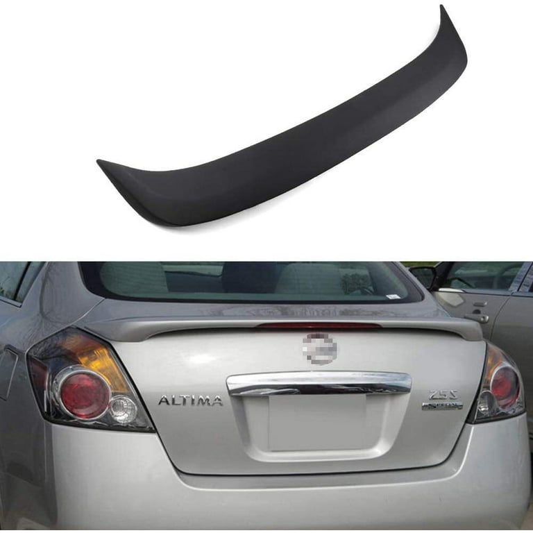 CCIYU Black ABS Rear Spoiler Wing Accessories for 2007 2008 2009 2010 2011 2012 for NISSAN Altima Stylish Trunk Spoiler Wing