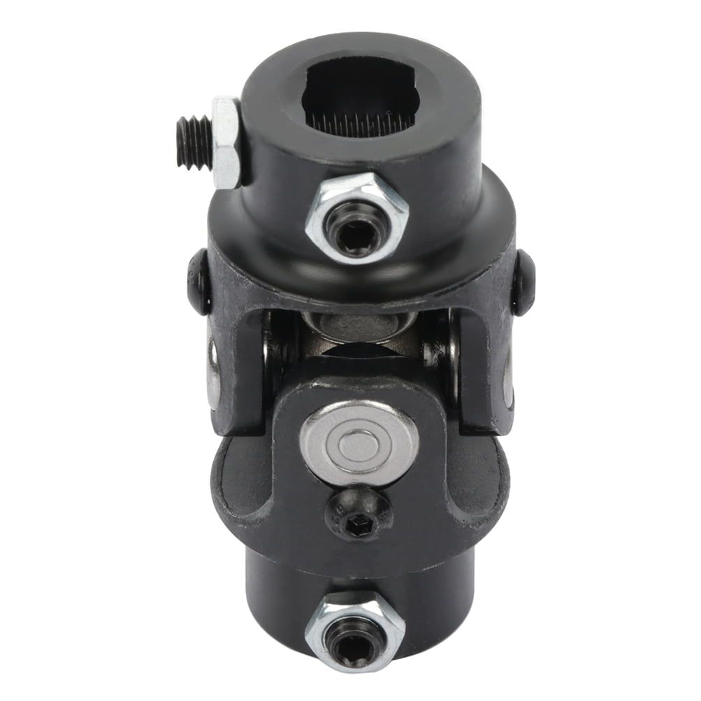 CCIYU Black Steering joints 3/4-30 Spline X 3/4" DD U-Joint Shaft ...