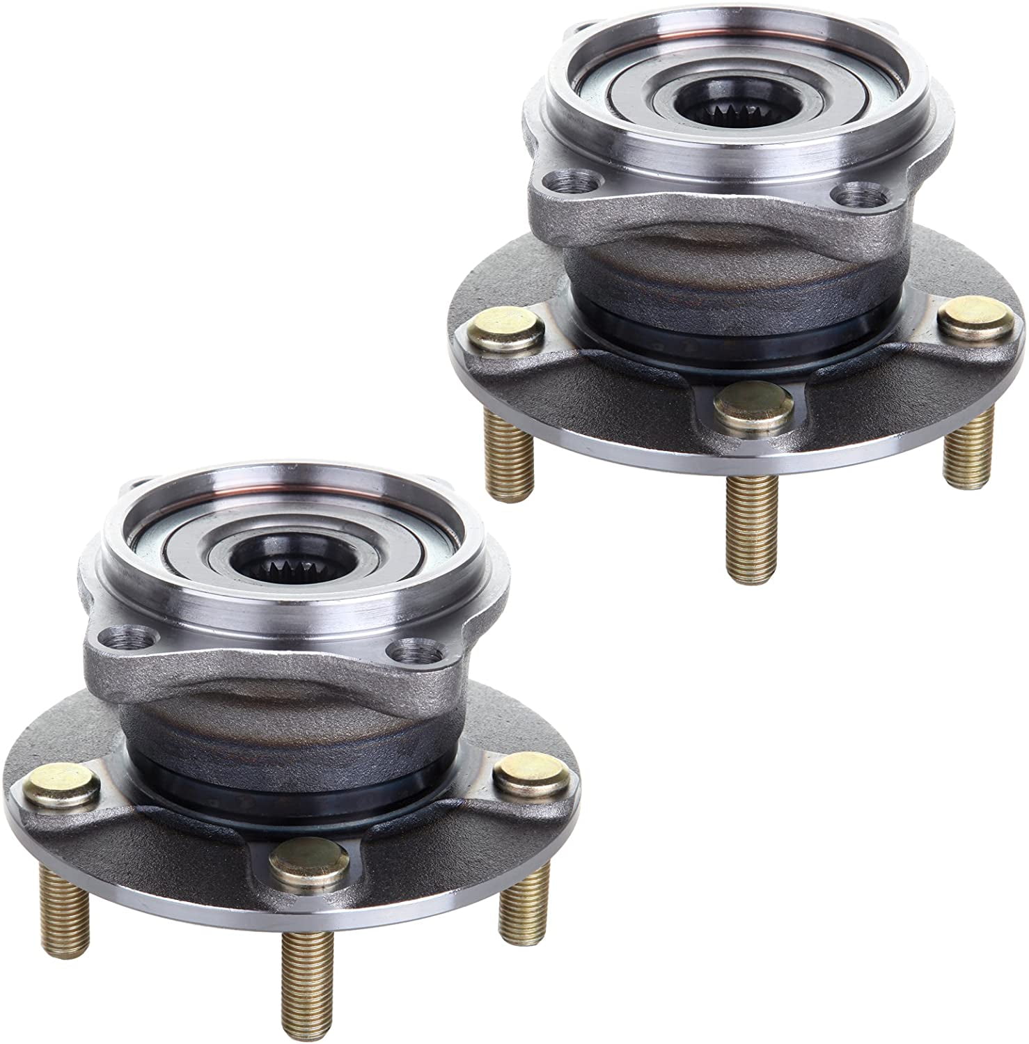 CCIYU CCIYU Boat Trailer Galvanized Hub Axle Kit 4 on 4 Bolt Circle ...