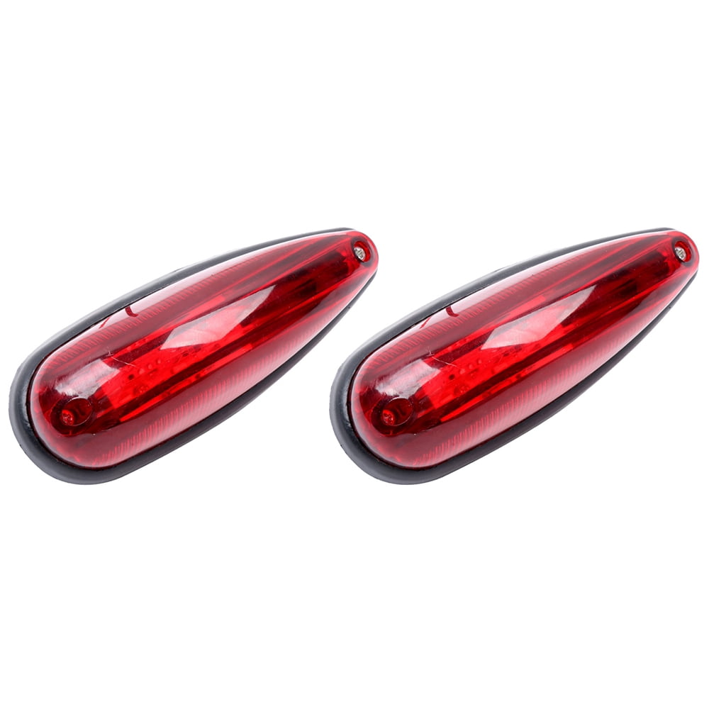CCIYU Car Marker Light 2 Pack Red Tear Drop LED Marker Light 20-LEDs 12 ...