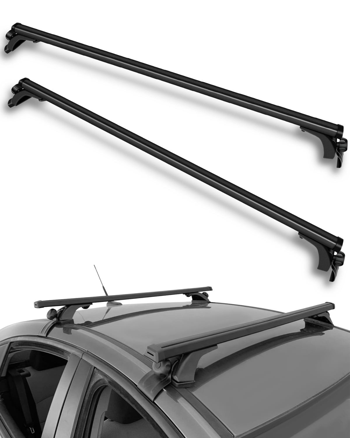 CCIYU Cargo Racks 55"(140cm) Rooftop Luggage Canoe Kayak Carrier Rack ...