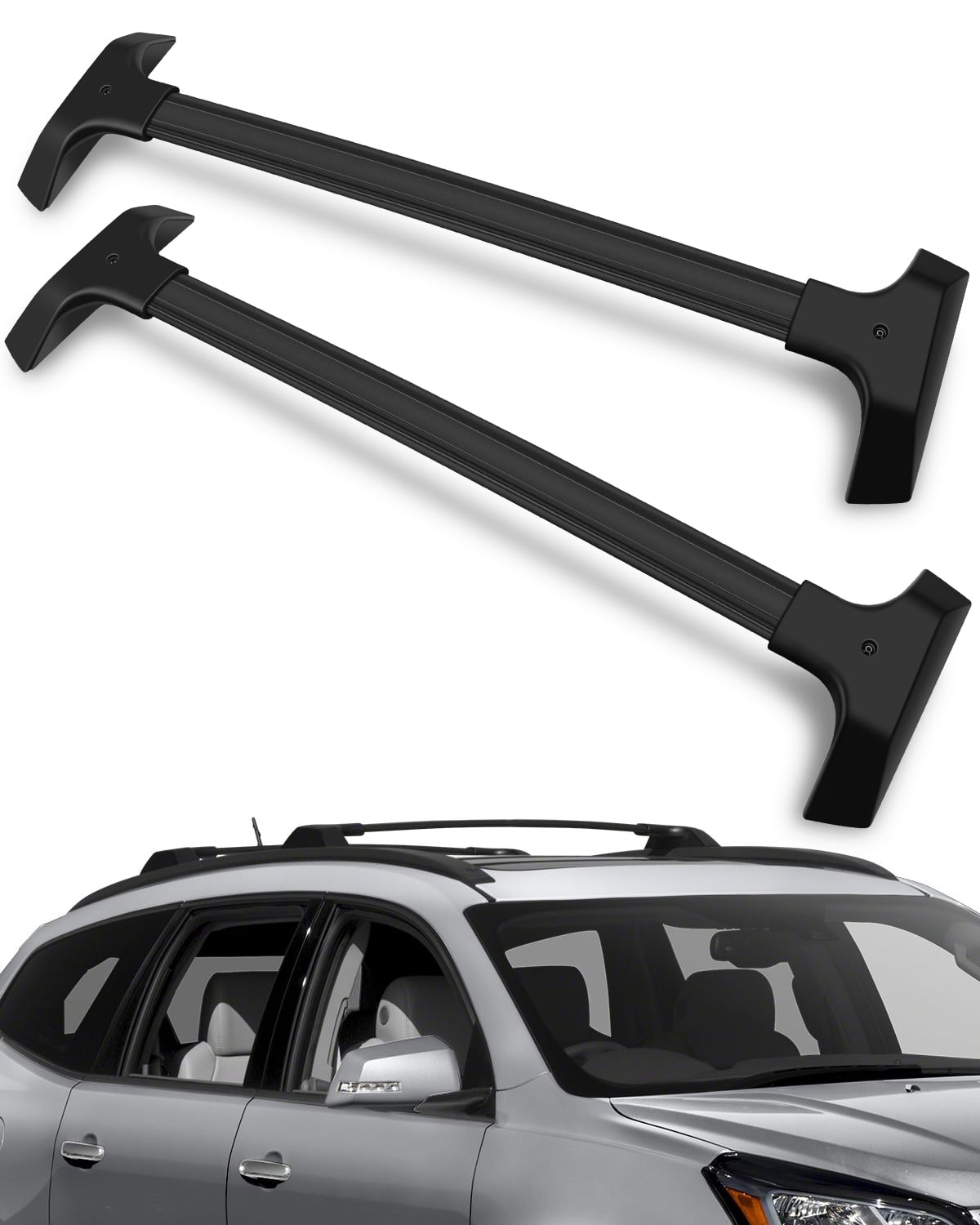 CCIYU Cargo Racks for Chevrolet Traverse 2009-2017 Rooftop Luggage ...