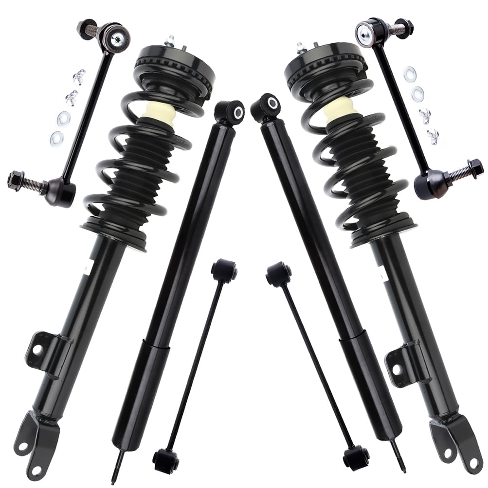 CCIYU Complete Struts Shock Absorbers Front Quick Complete Struts Rear ...