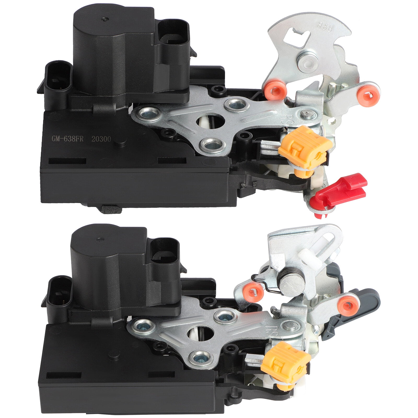 CCIYU Door Latch Lock Actuator Front Right Passenger Side+Rear Right ...