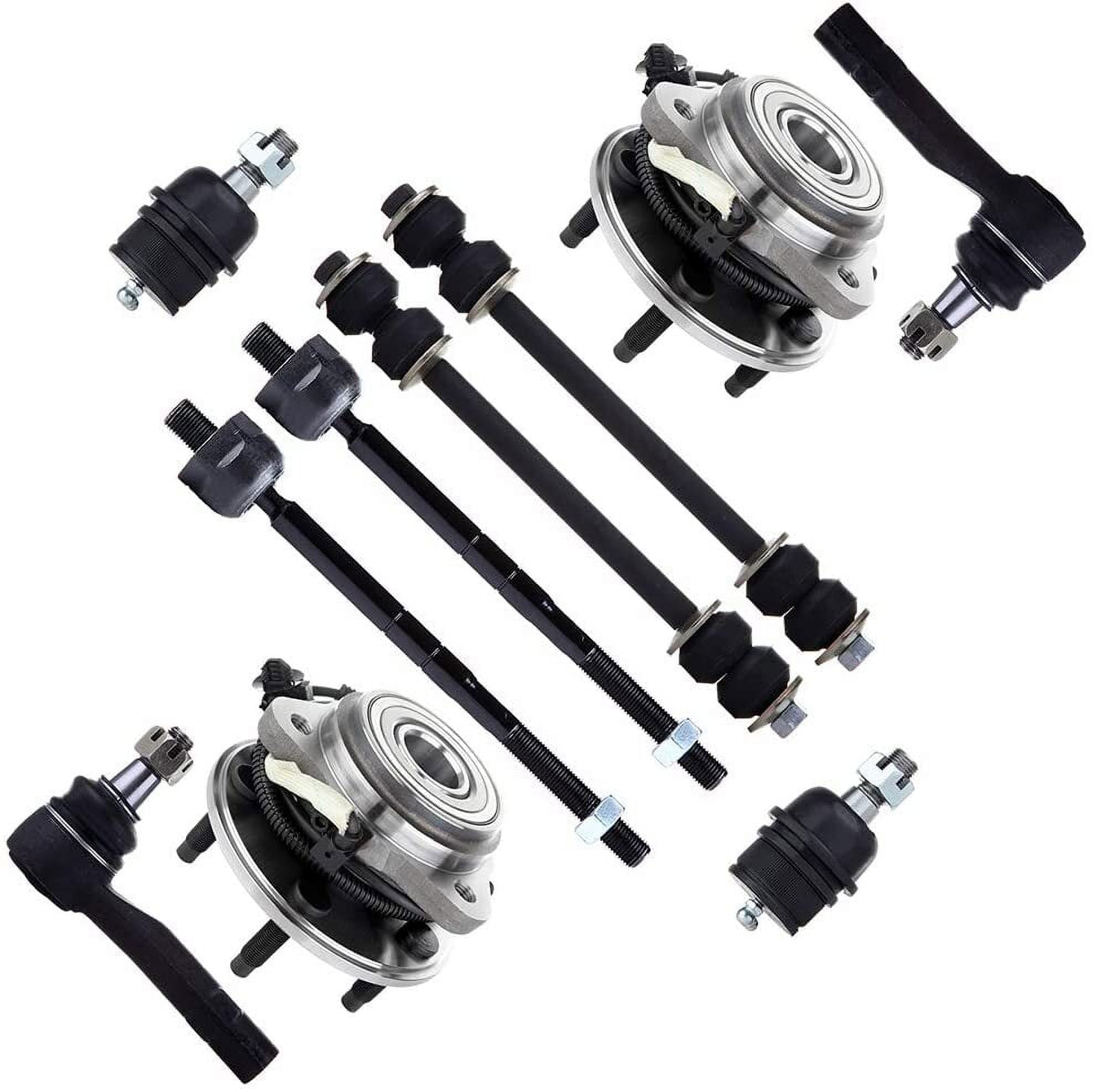 CCIYU Front Inner Tie Rod End Lower Ball Joint Front Outer Tie Rod End ...