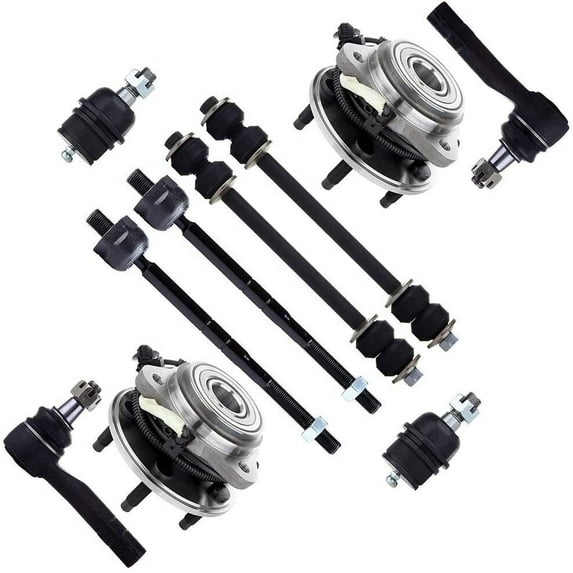 CCIYU Front Inner Tie Rod End Lower Ball Joint Front Outer Tie Rod End ...