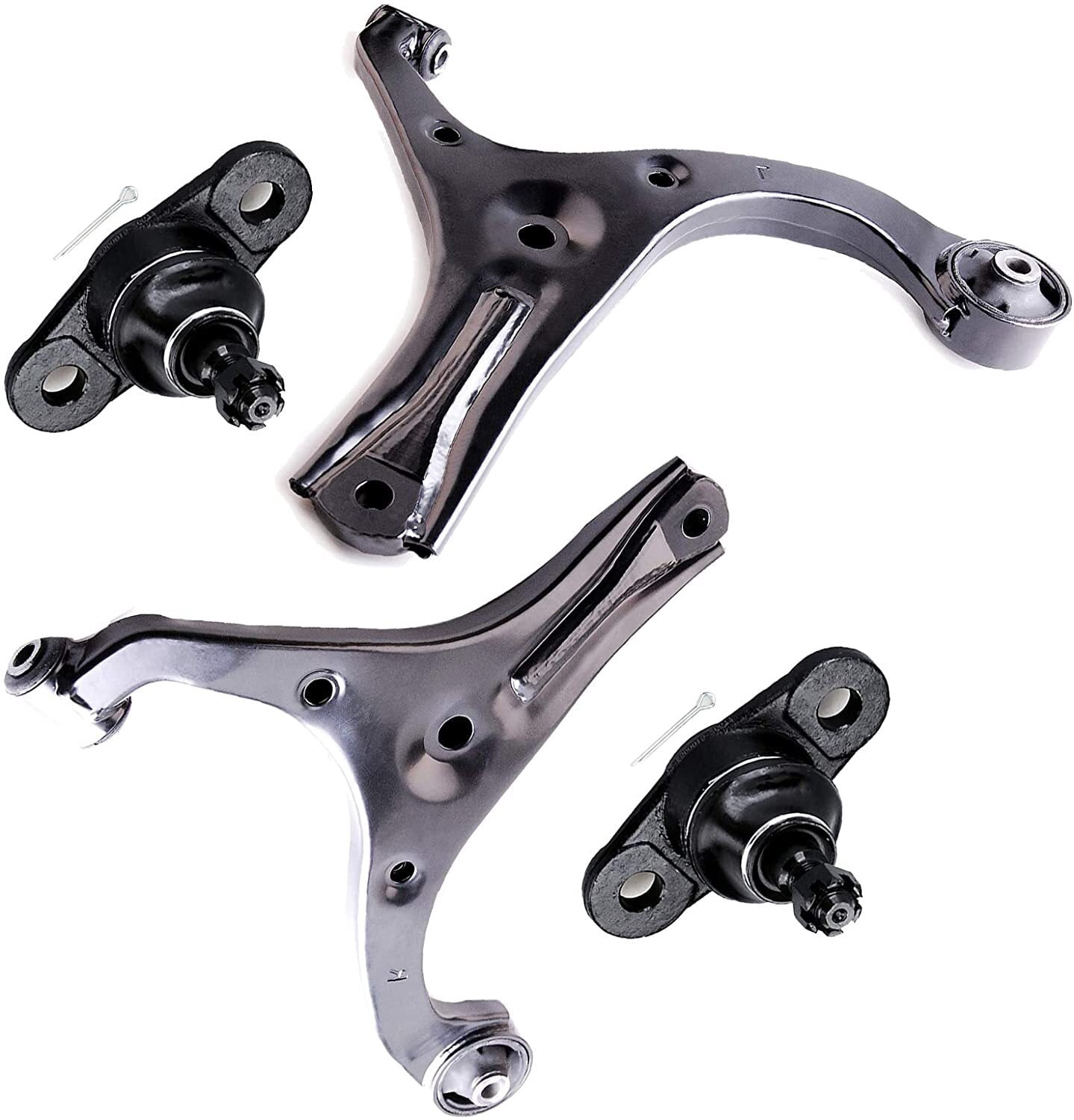 cciyu Front Lower Control Arms and Suspension Ball Joints Kit, Fits ...