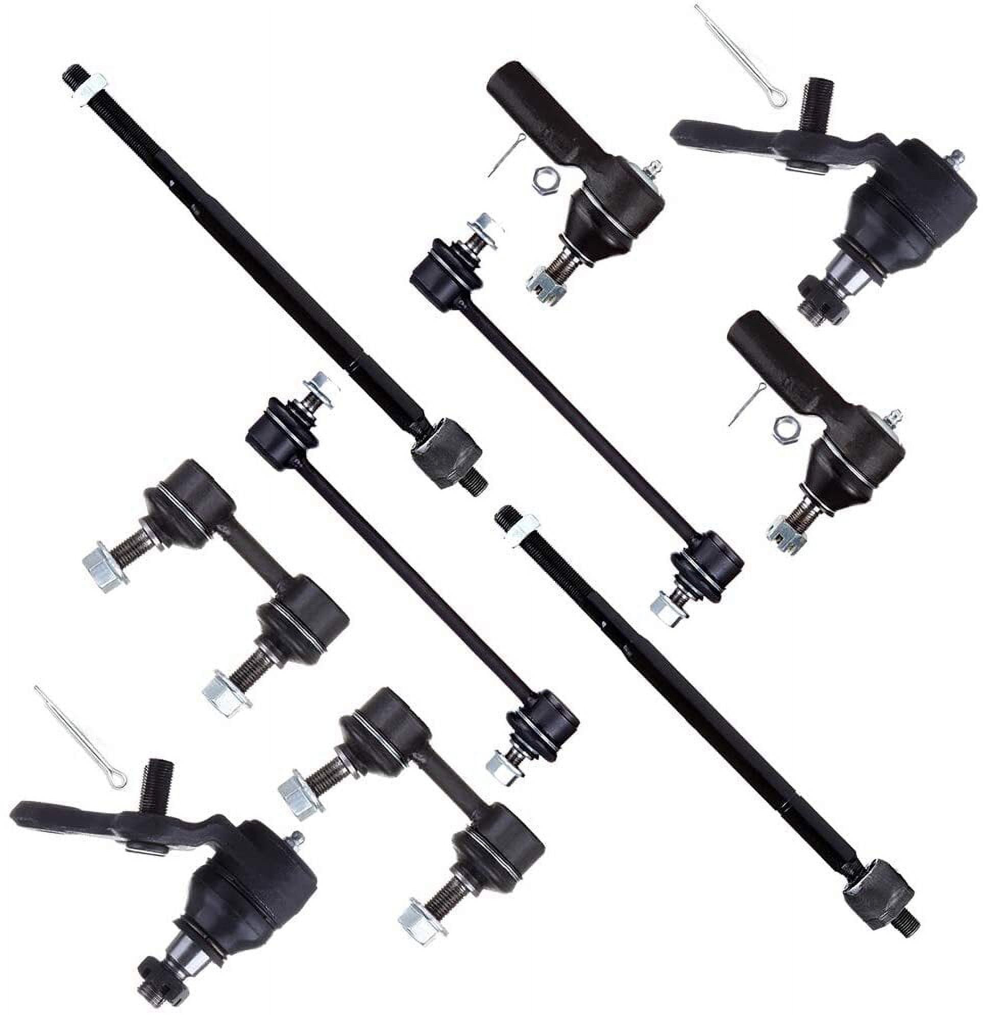 CCIYU Front Outer Inner Tie Rod End Lower Ball Joint Front Rear Sway ...