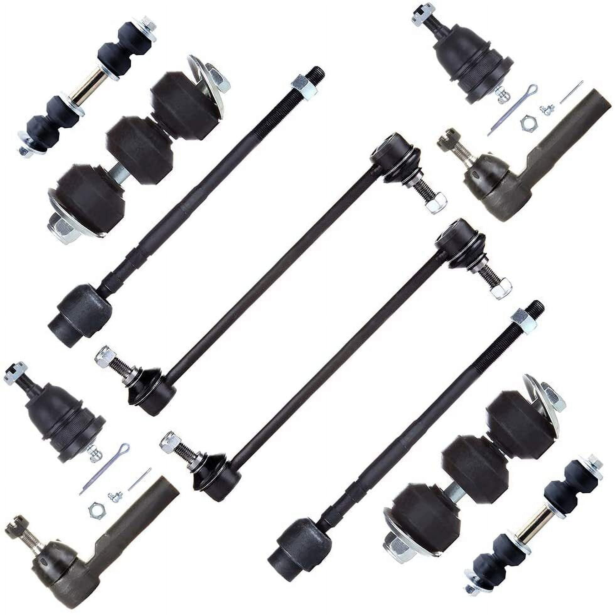CCIYU Front Sway Bar Links Inner Outer Tie Rod Ends Rear Lower Ball ...